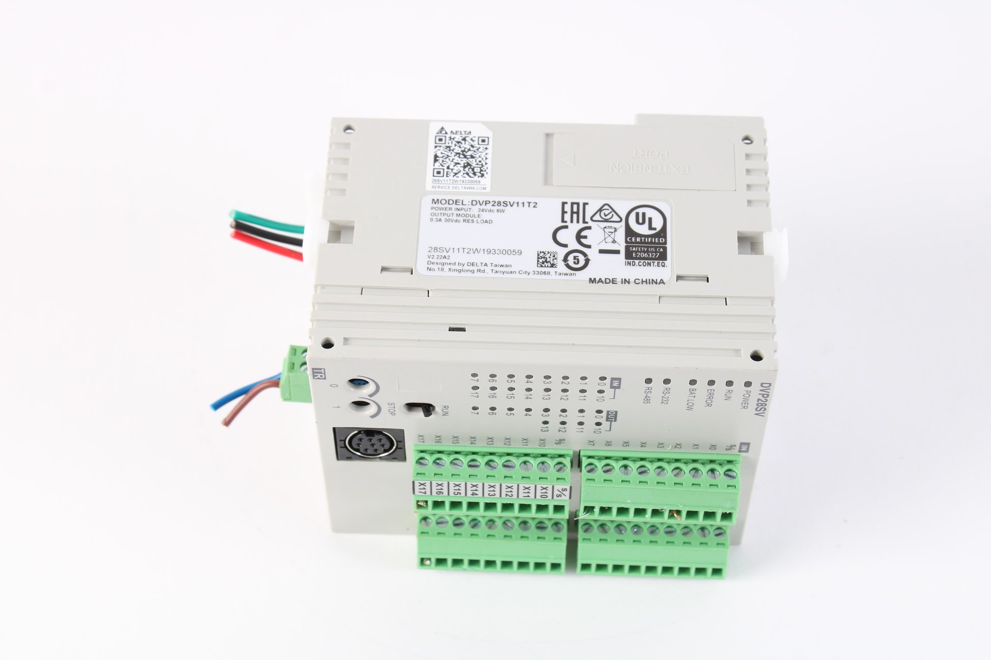 Delta DVP28SV Programmable Logic Controller – NTC Tech