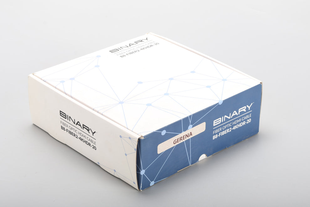 Binary B8-FIBER2-4KHDR-20 Active 4K Ultra HD With HDR Fiber Optic HDMI ...