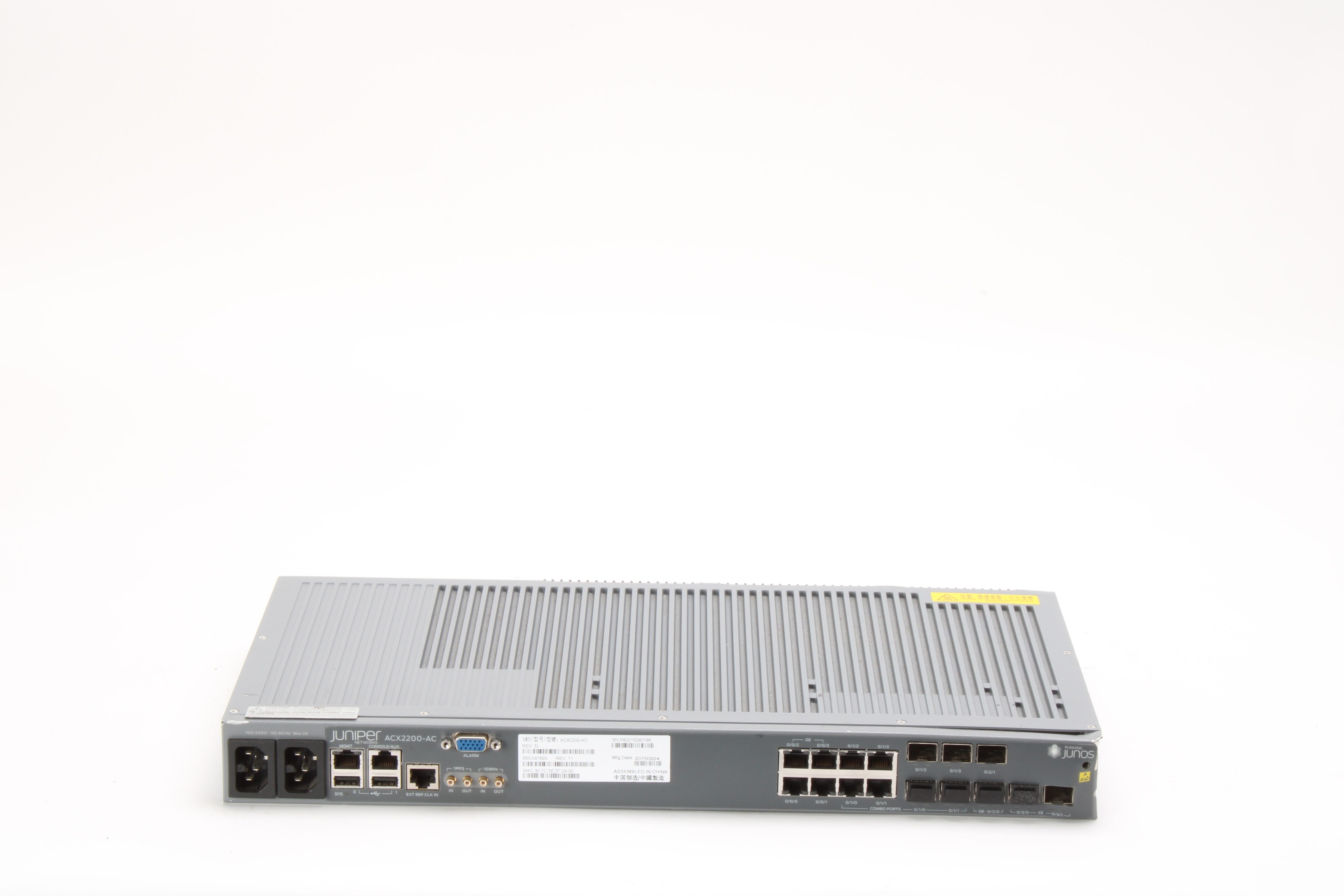 Juniper ACX2200-AC Universal Access Router - AS IS For Parts – NTC Tech