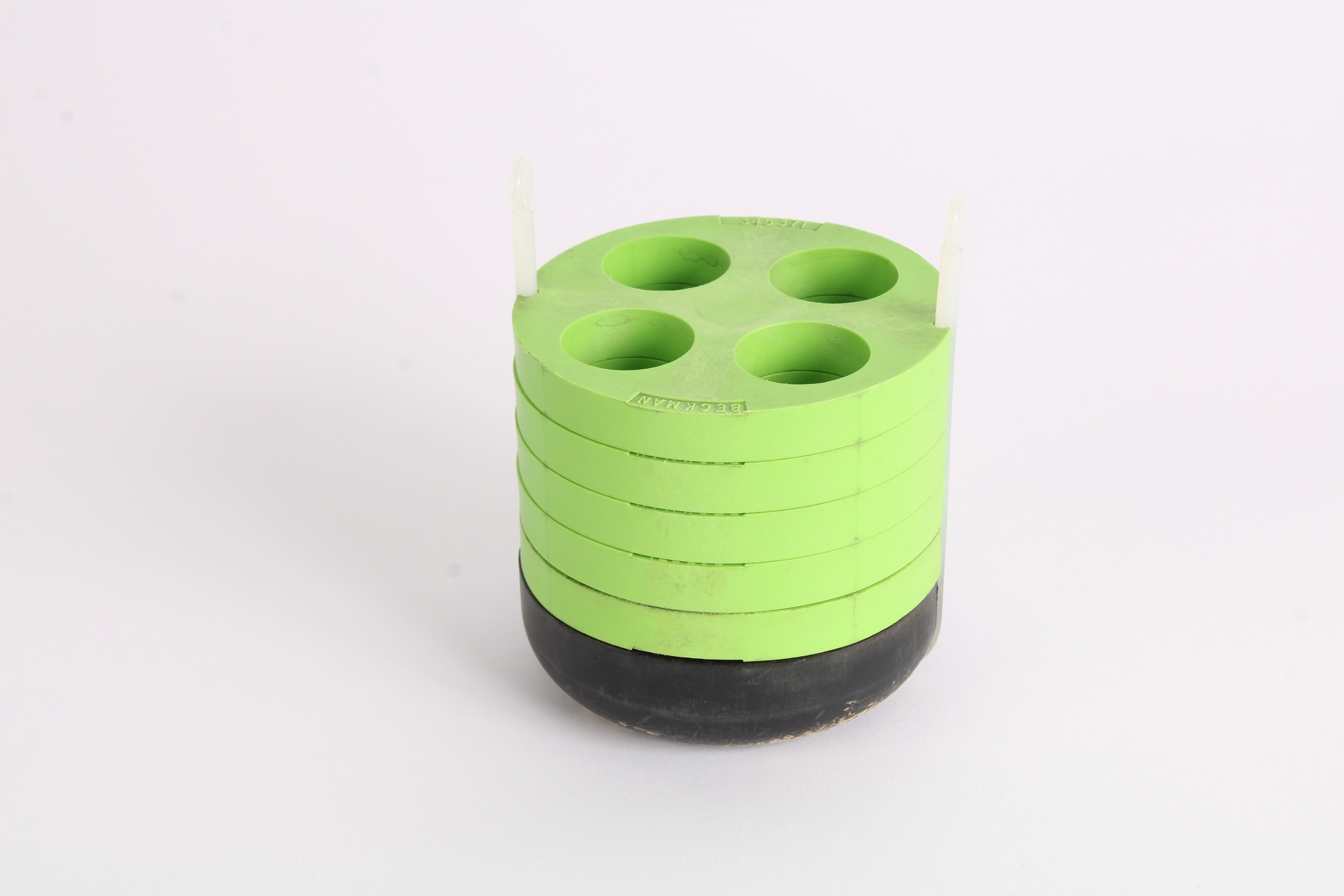 Beckman 345371 Centrifuge Adapter Qnty 5 Inserts W/ Beckman 345369 Bas ...