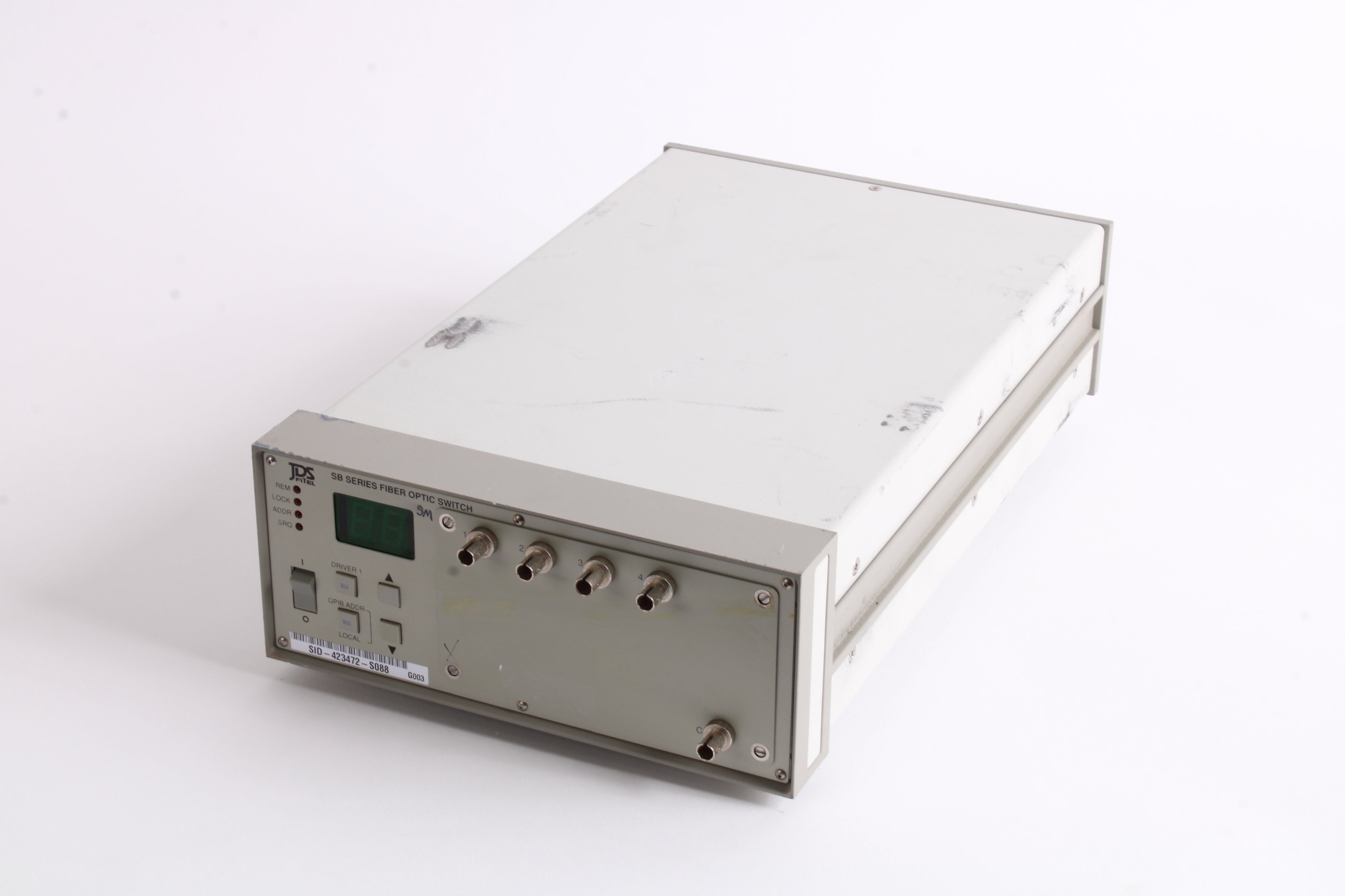 JDS Fitel SB04B5-C2SP SB Series Fiber Optic Switch - AS IS Parts or Re ...