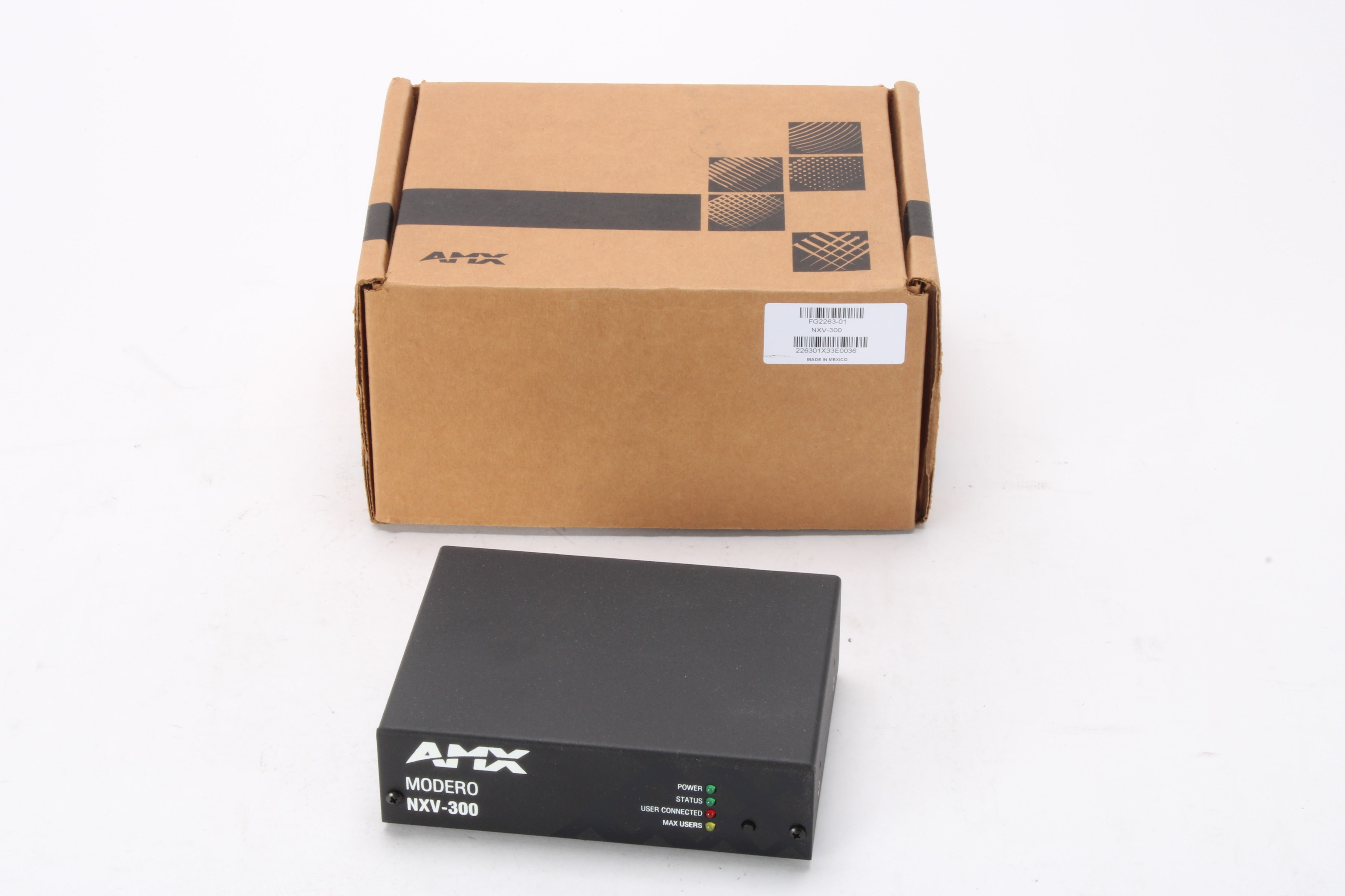 AMX Modero NXV-300 Virtual Touch Pad With Installation Guide and Origi ...