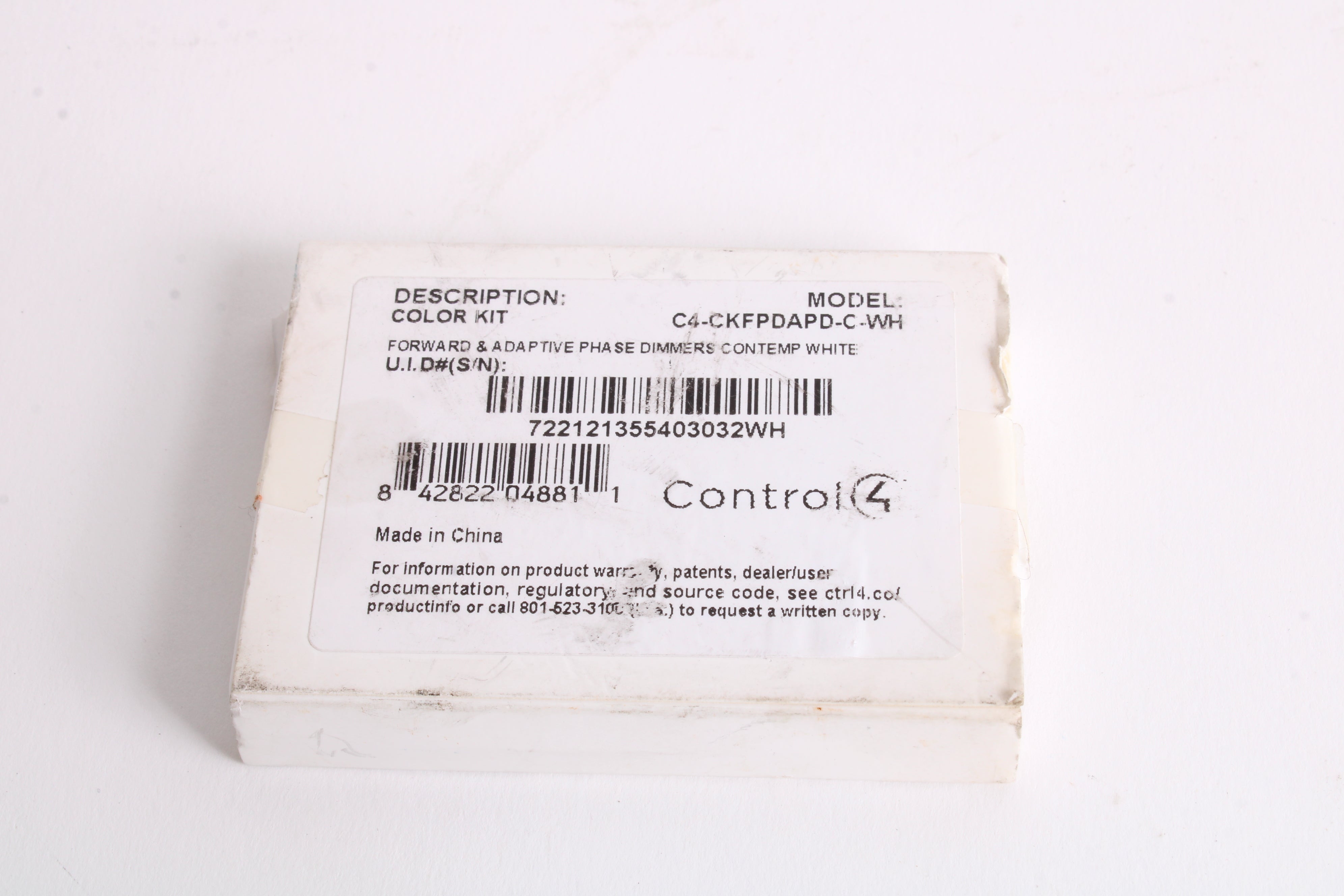 Control4 C4-CKFPDAPD-C-WH Forward and Adaptive Phase Dimmers Contempor ...