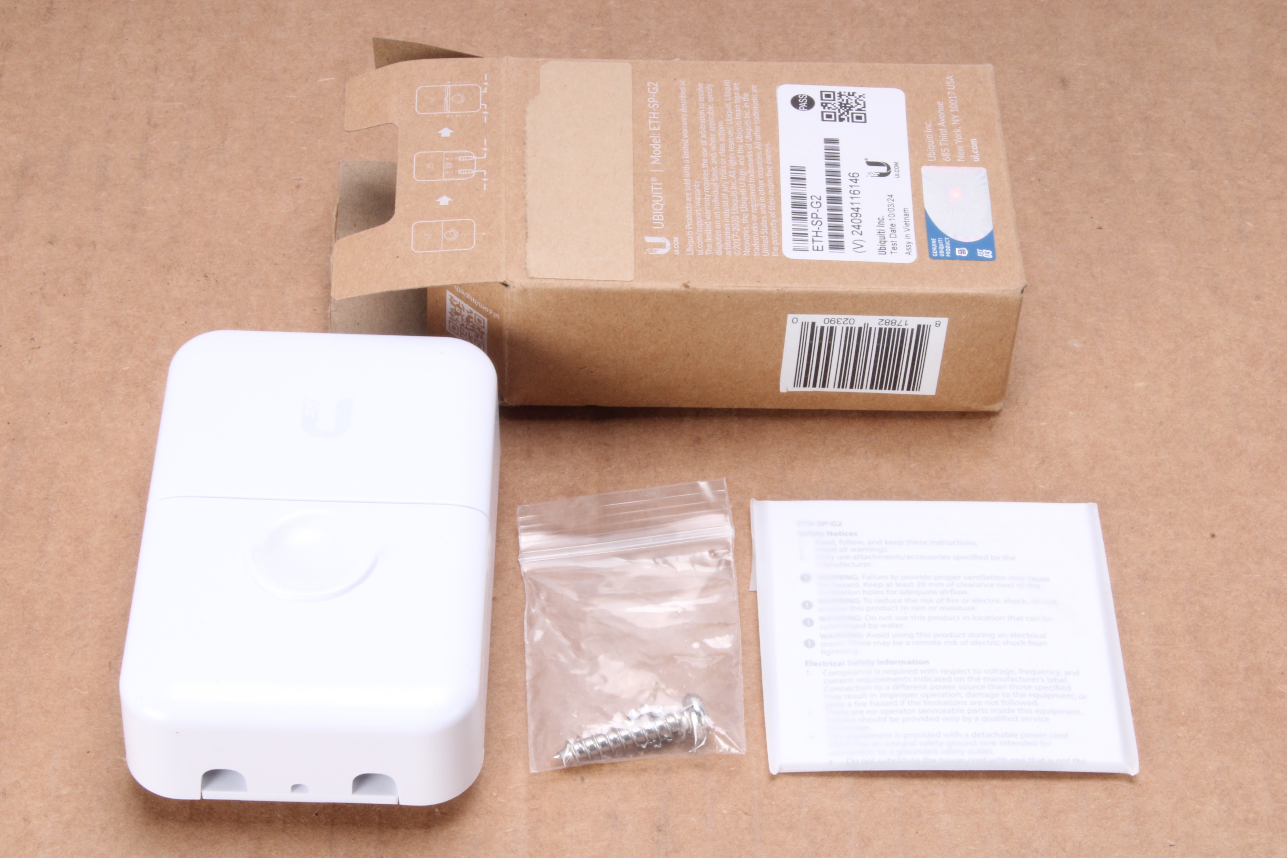 Ubiquiti ETH-SP-G2 Surge Protector With Mounting Screws – NTC Tech