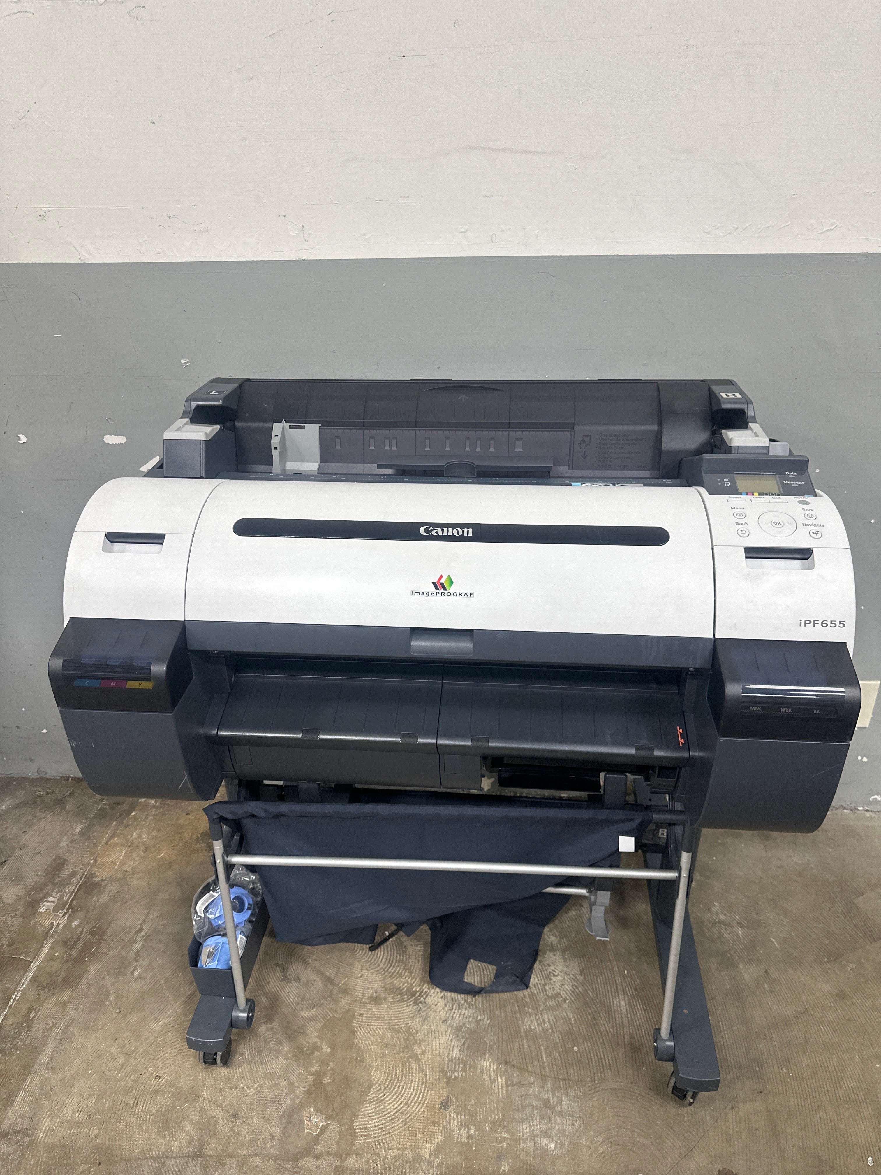 Canon iPF655 image PROPGRAF Large Format Printer With Holder for Paper ...