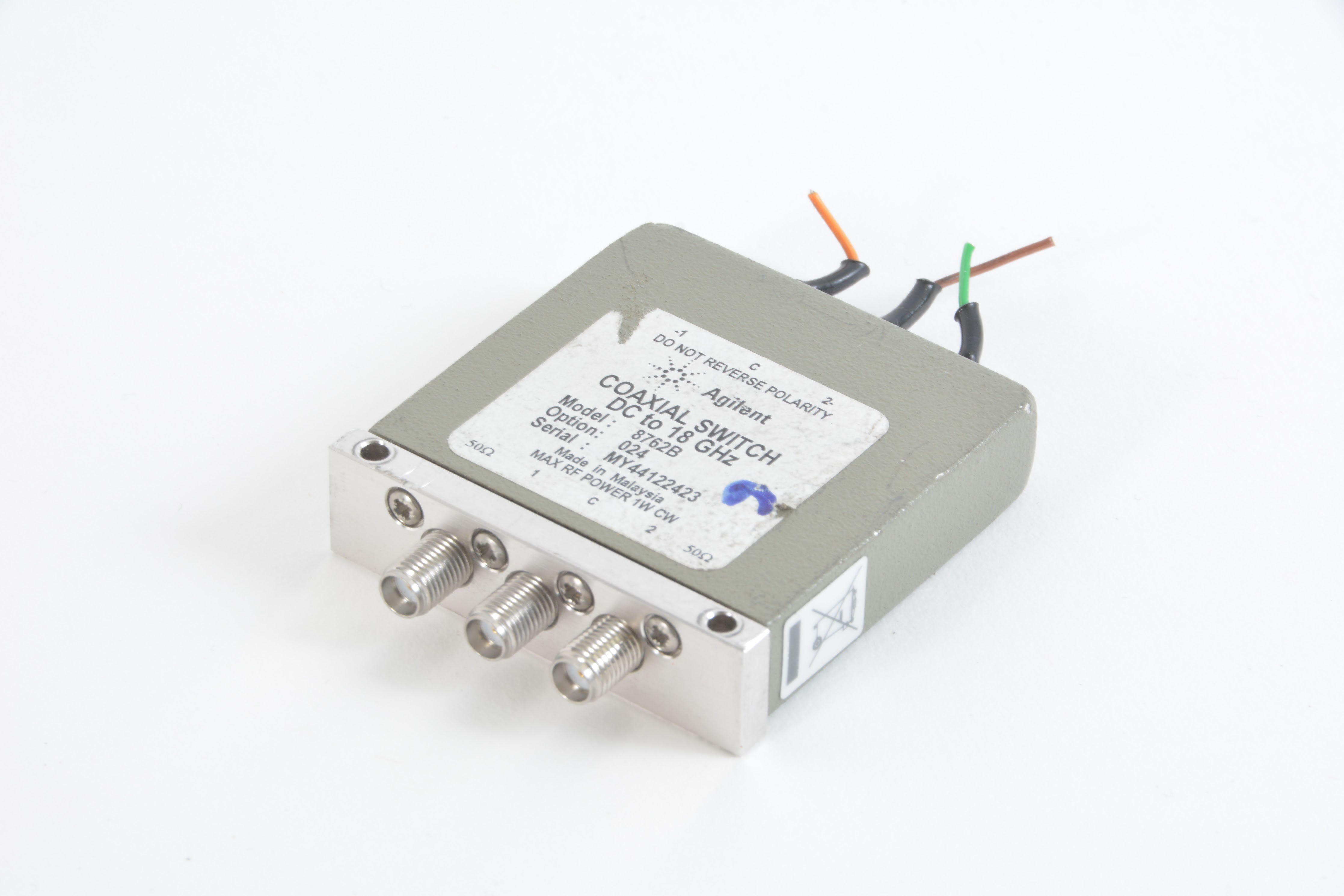 HP / Agilent / Keysight 8762B DC to 18 GHz Coaxial Switch – NTC Tech