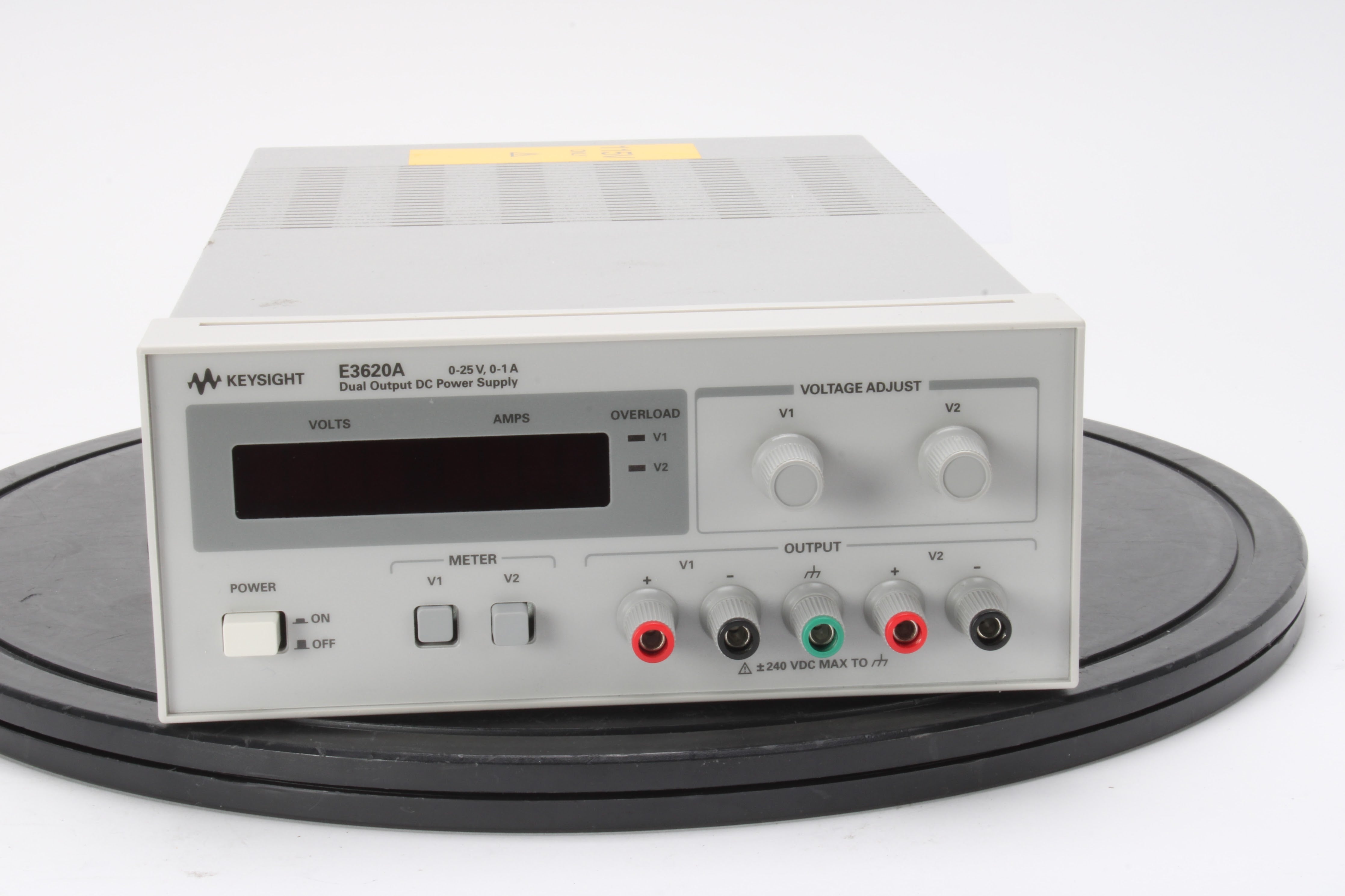 Keysight E3620A 0-25V, 0-1A Dual Output DC Power Supply – NTC Tech