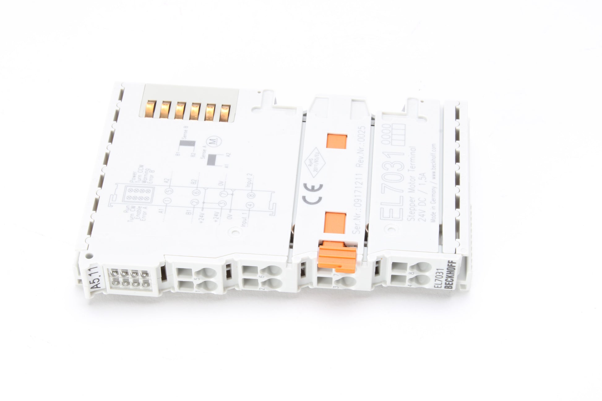 Beckhoff EL7031 Stepper Motor Terminal 24V DC – NTC Tech