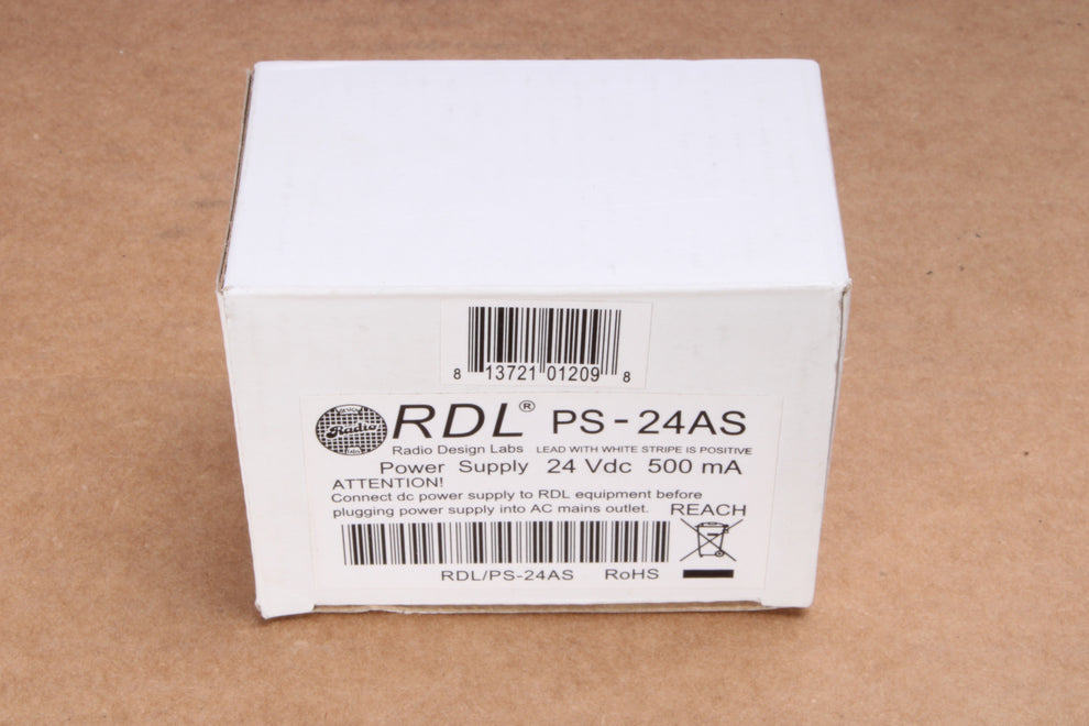 RDL PS-24AS Switching Power Supply 24Vdc 500mA - NEW – NTC Tech