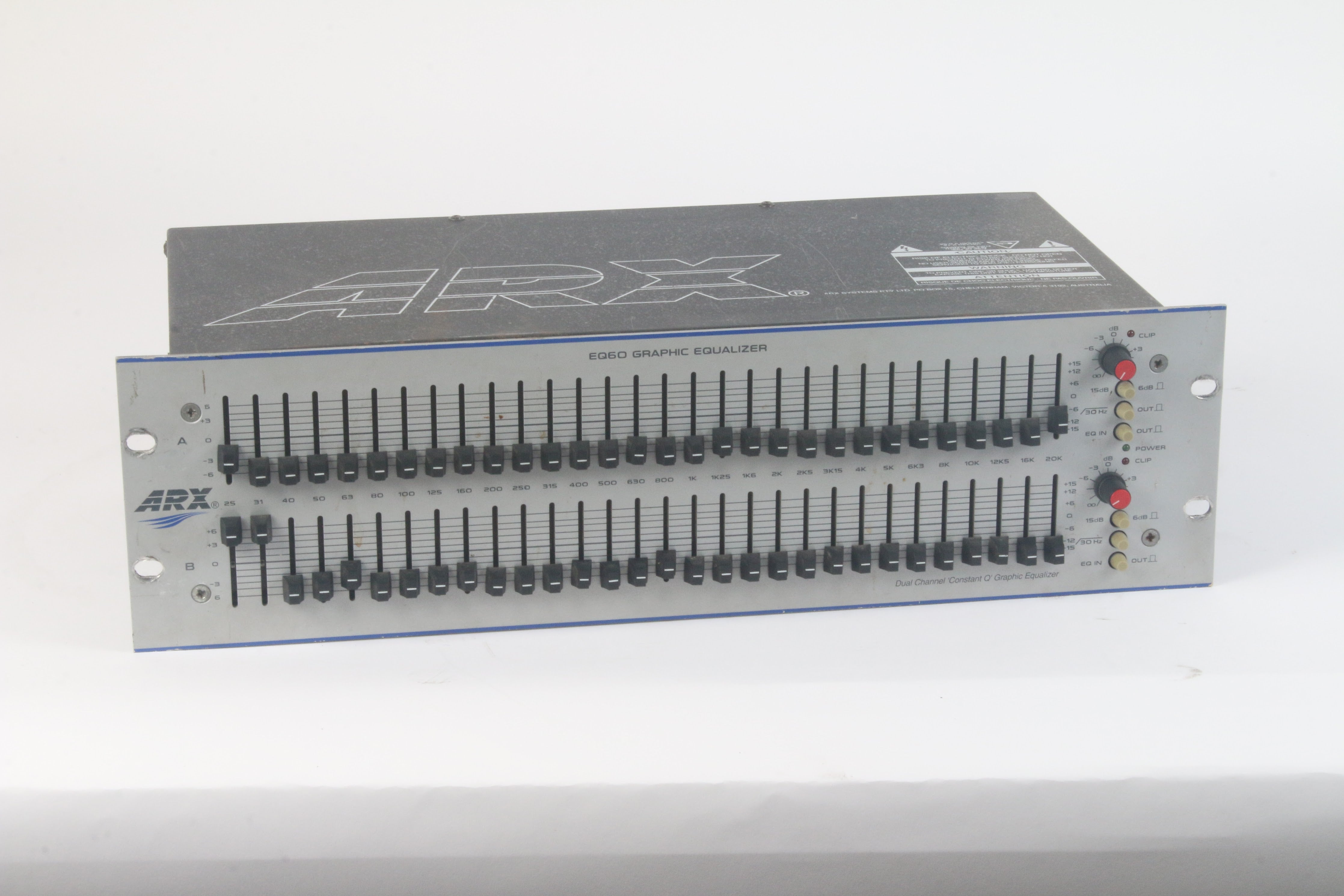 ARX EQ60 30 Band Dual Band Graphic Equalizer - Fair Condition – NTC Tech