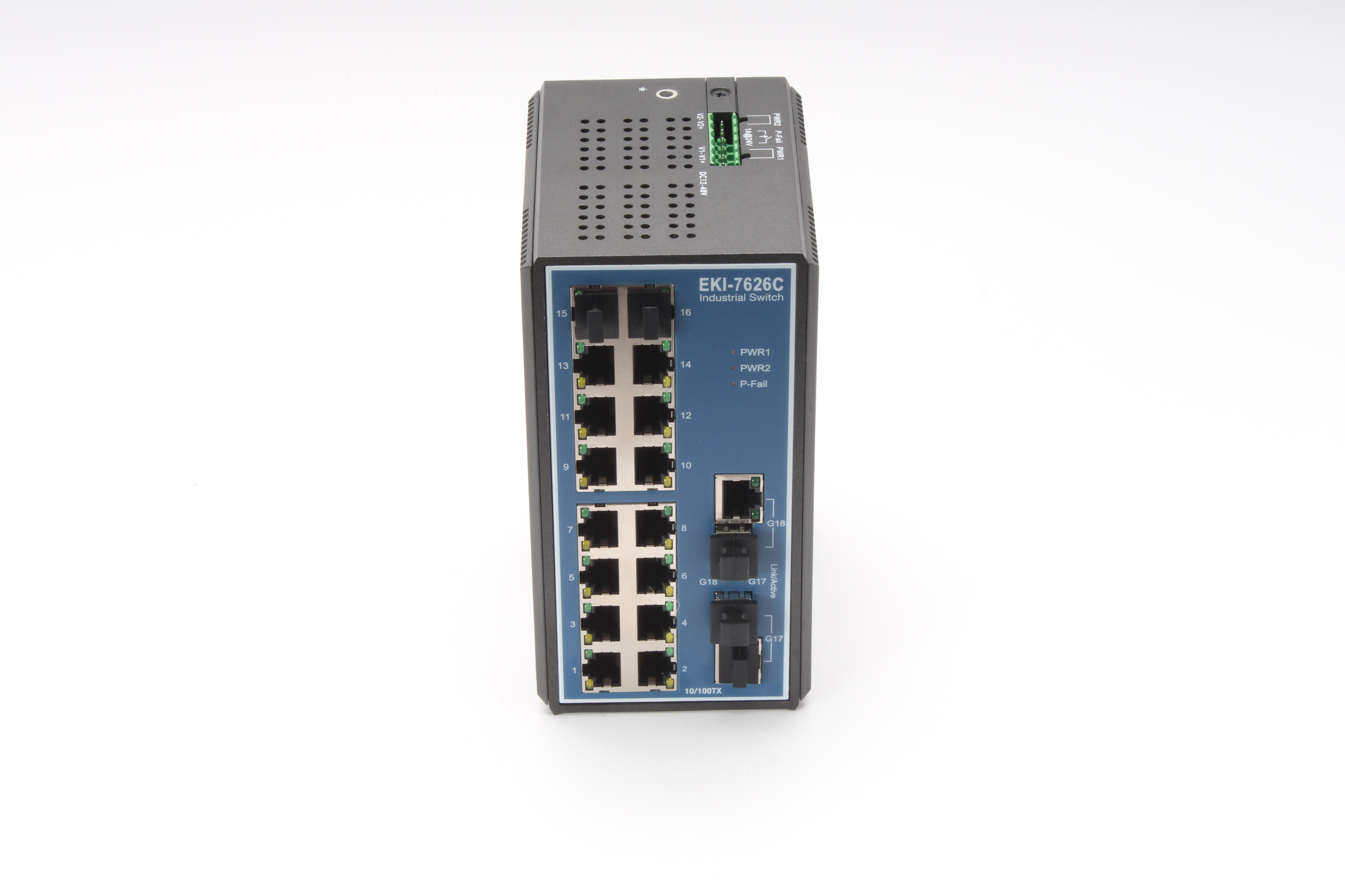 Advantech EKI-7626C 16-Port Industrial Ethernet Switch – NTC Tech