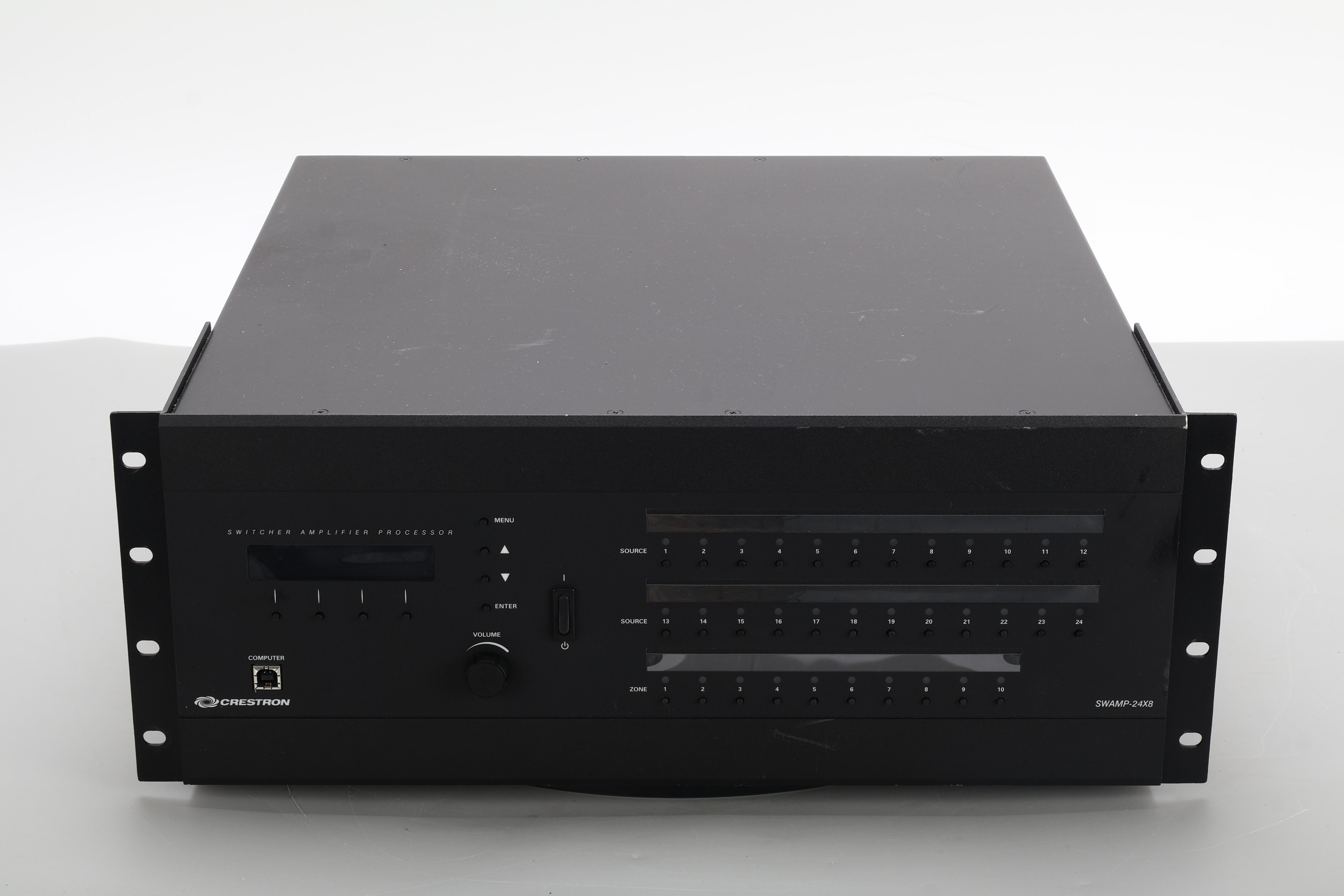 Crestron SWAMP-24X8 Switcher Amplifier Processor W/ Rack Mount - Fair ...