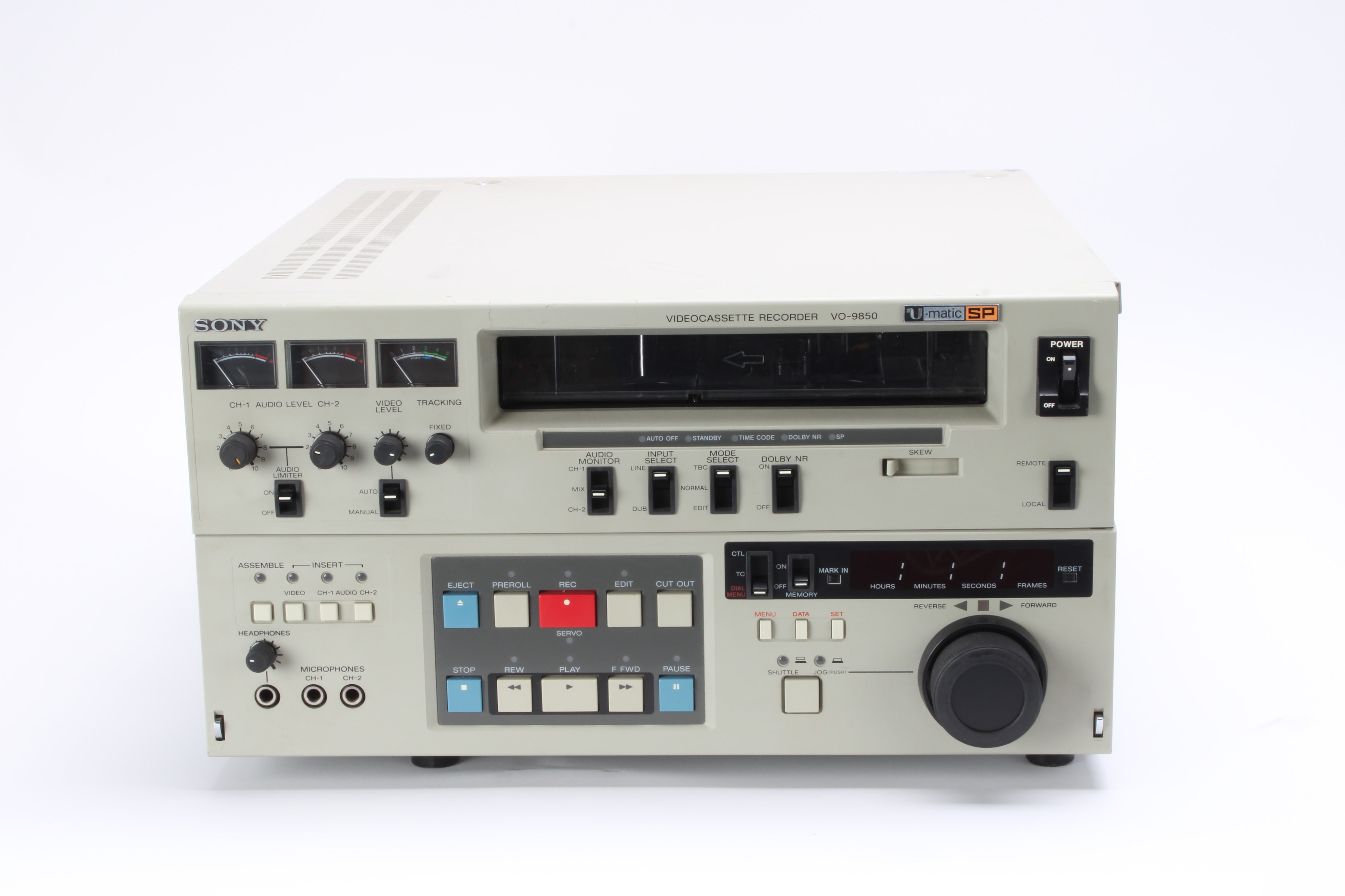 Sony VO-9850 Videocassette Recorder - AS IS For Parts – NTC Tech