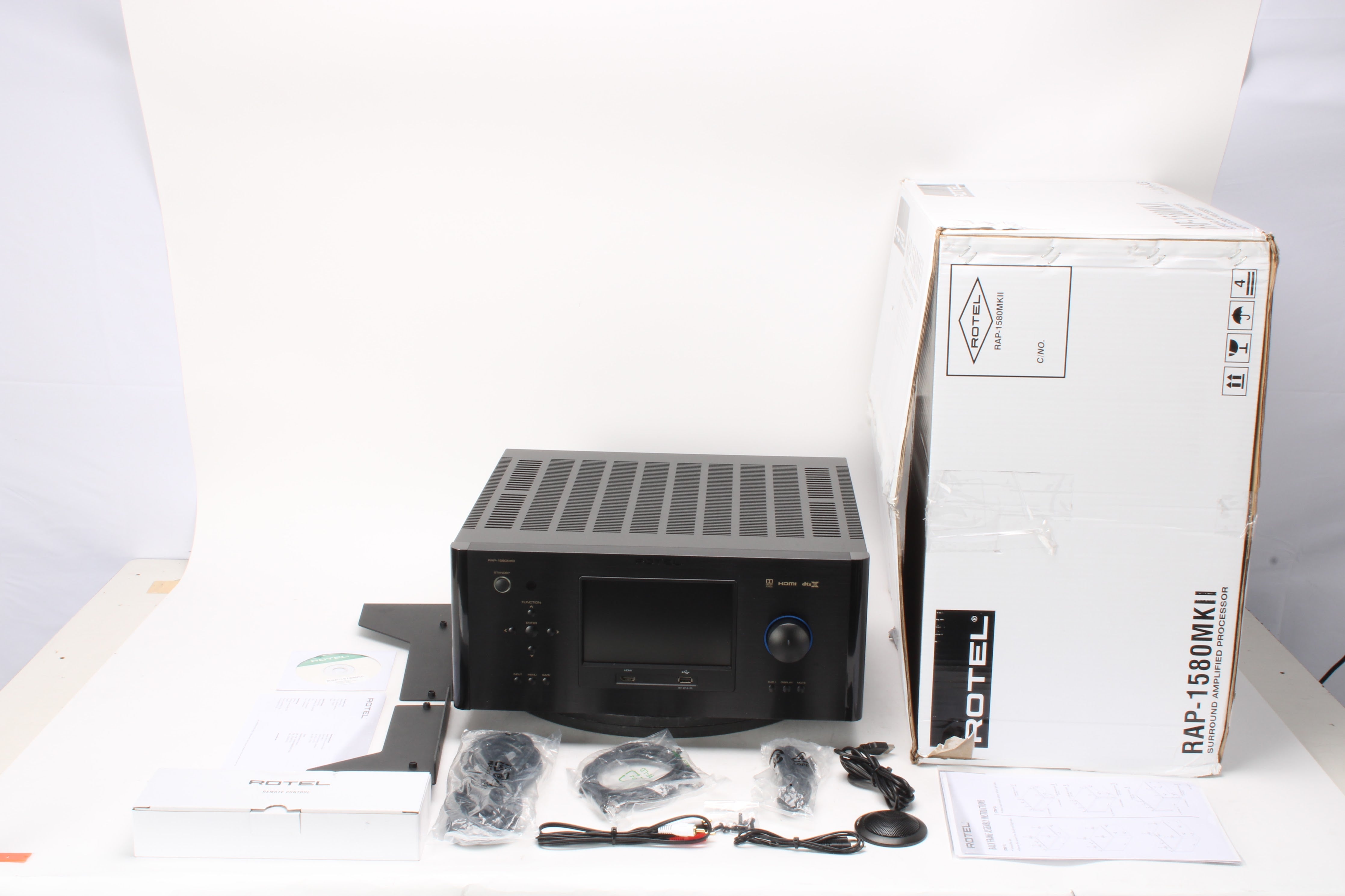 Rotel RAP-1580MKII Surround Amplified Processor RAP-1580 With Accessor ...