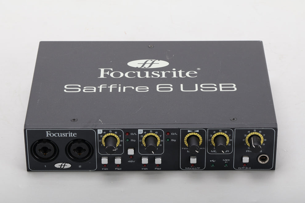 Focusrite Saffire 6 USB Audio Interface - AS IS For Parts – NTC Tech