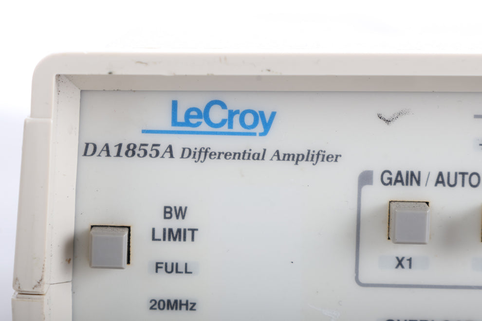 LeCroy DA1855A High-Performance 100 MHz Differential Amplifier With Po ...