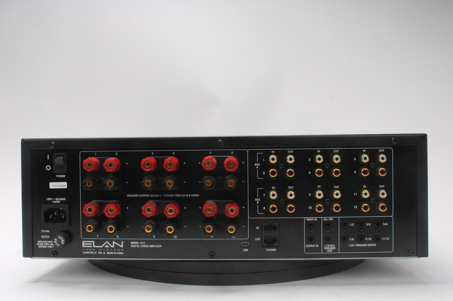 Elan D12 12-Channel Digital Power Amplifier – NTC Tech