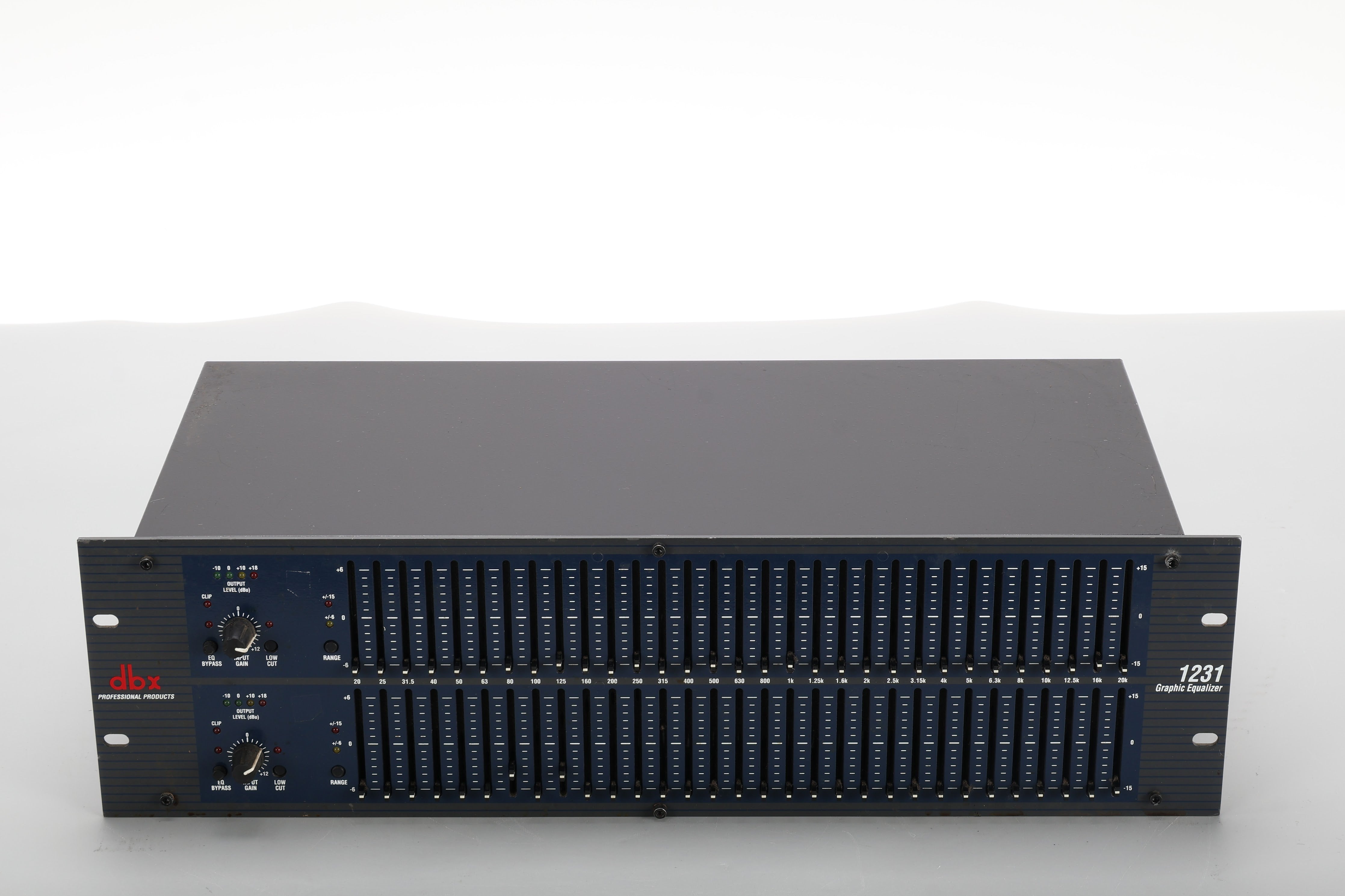 DBX Professional Audio 1231 Dual-Channel 31-Band Graphic Equalizer ...