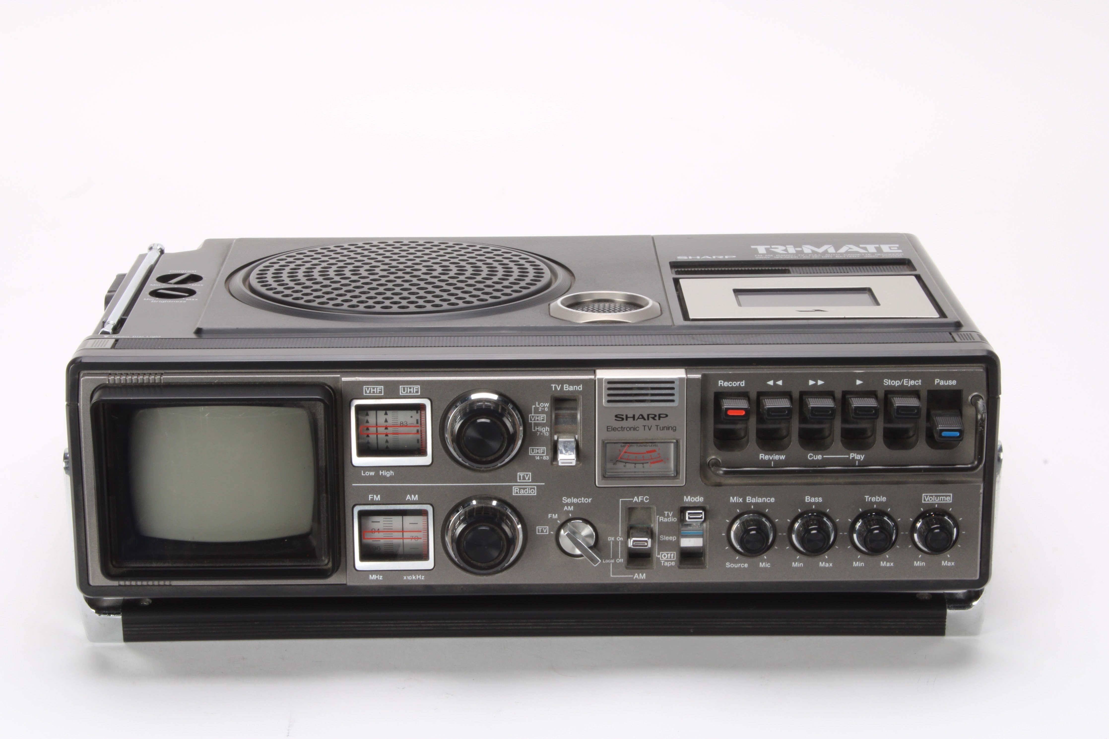 Sharp 3T-59 Tri-Mate FM/AM/TV Audio Cassette Recorder - Grade D – NTC Tech