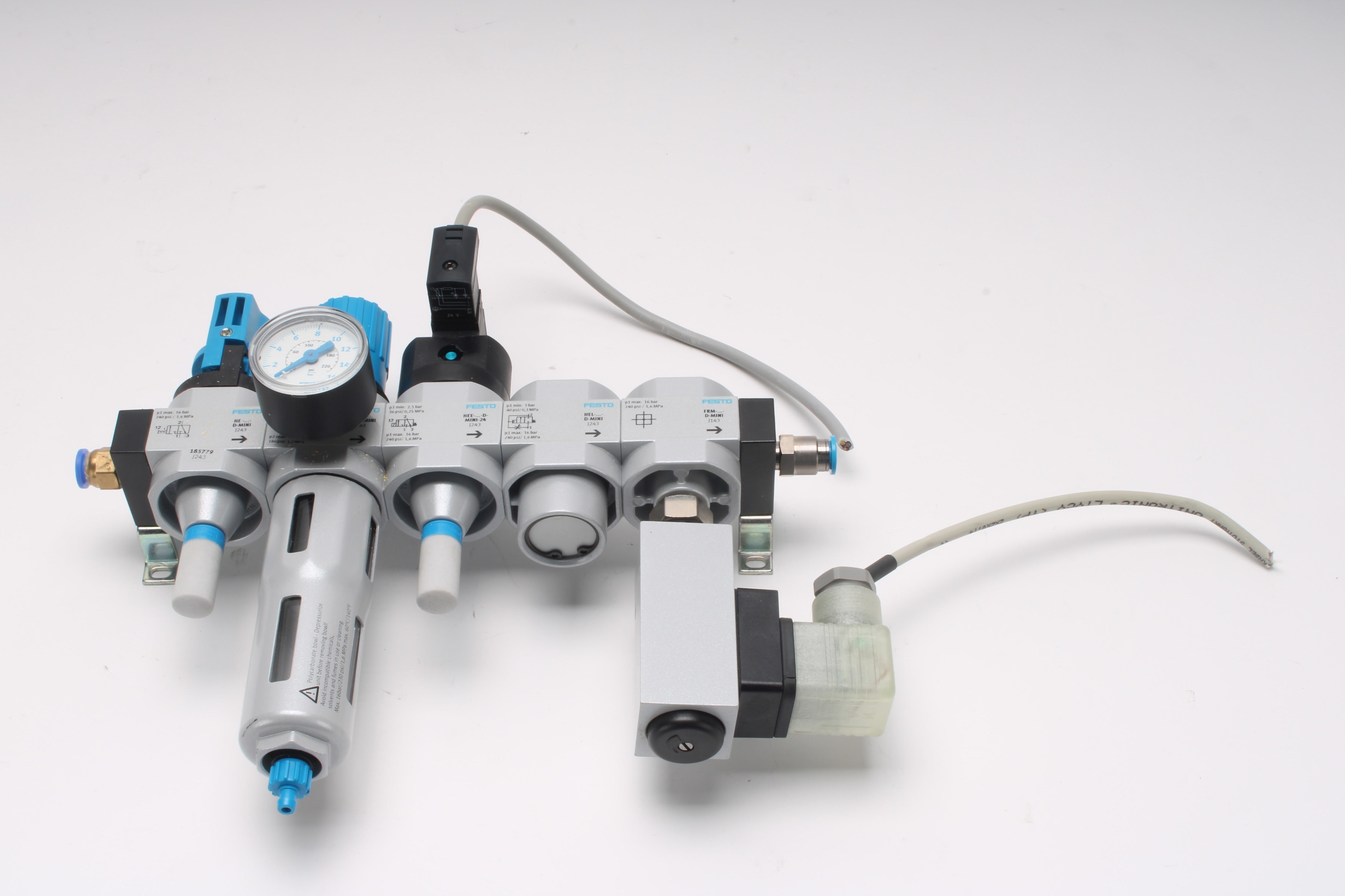 Festo HE-...-D-MINI W/LFR-D-MINI,HEE-...-D-MINI-24,HEL-...-D-MINI,FRM ...