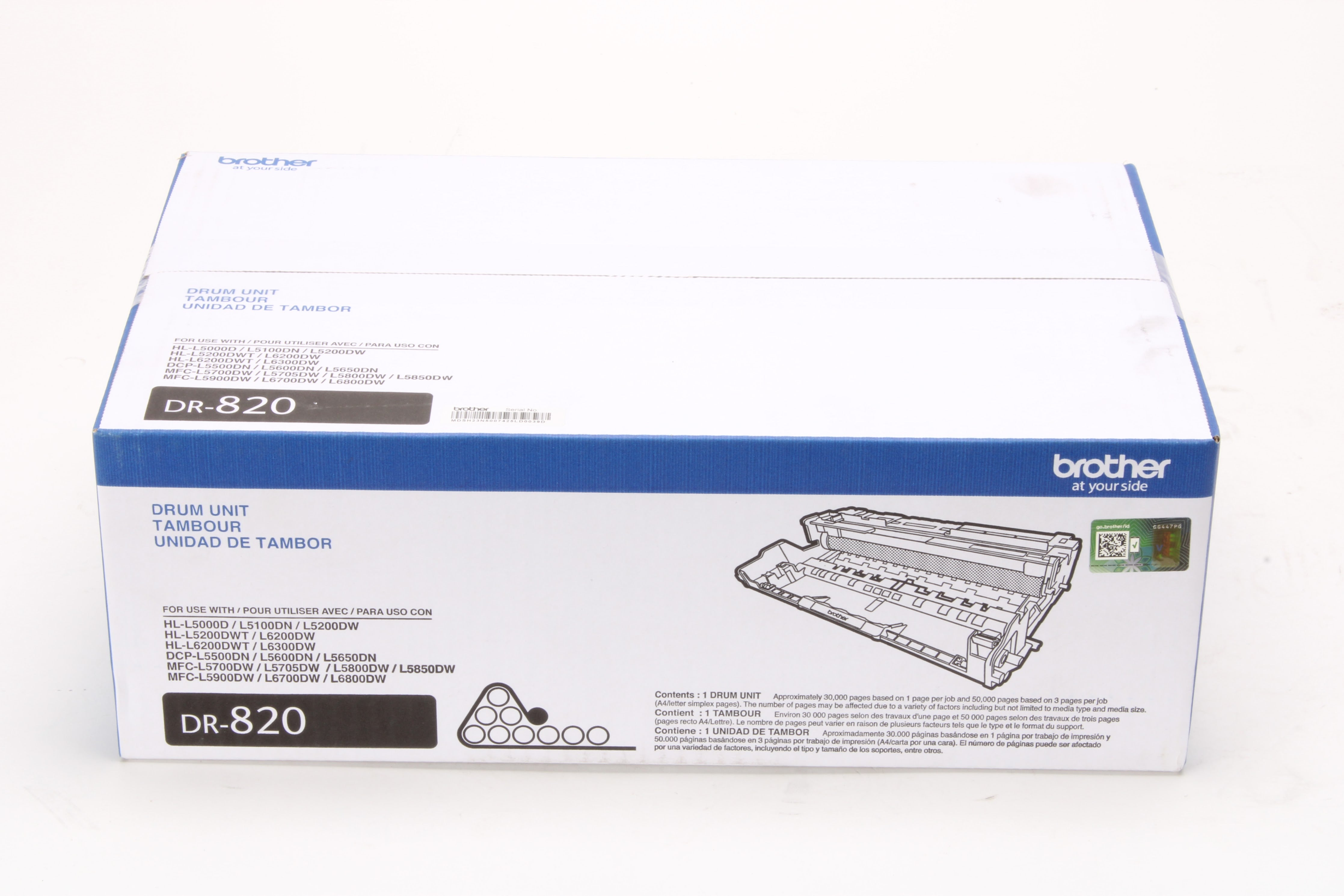 Brother DR-820 Drum Unit - NEW – NTC Tech