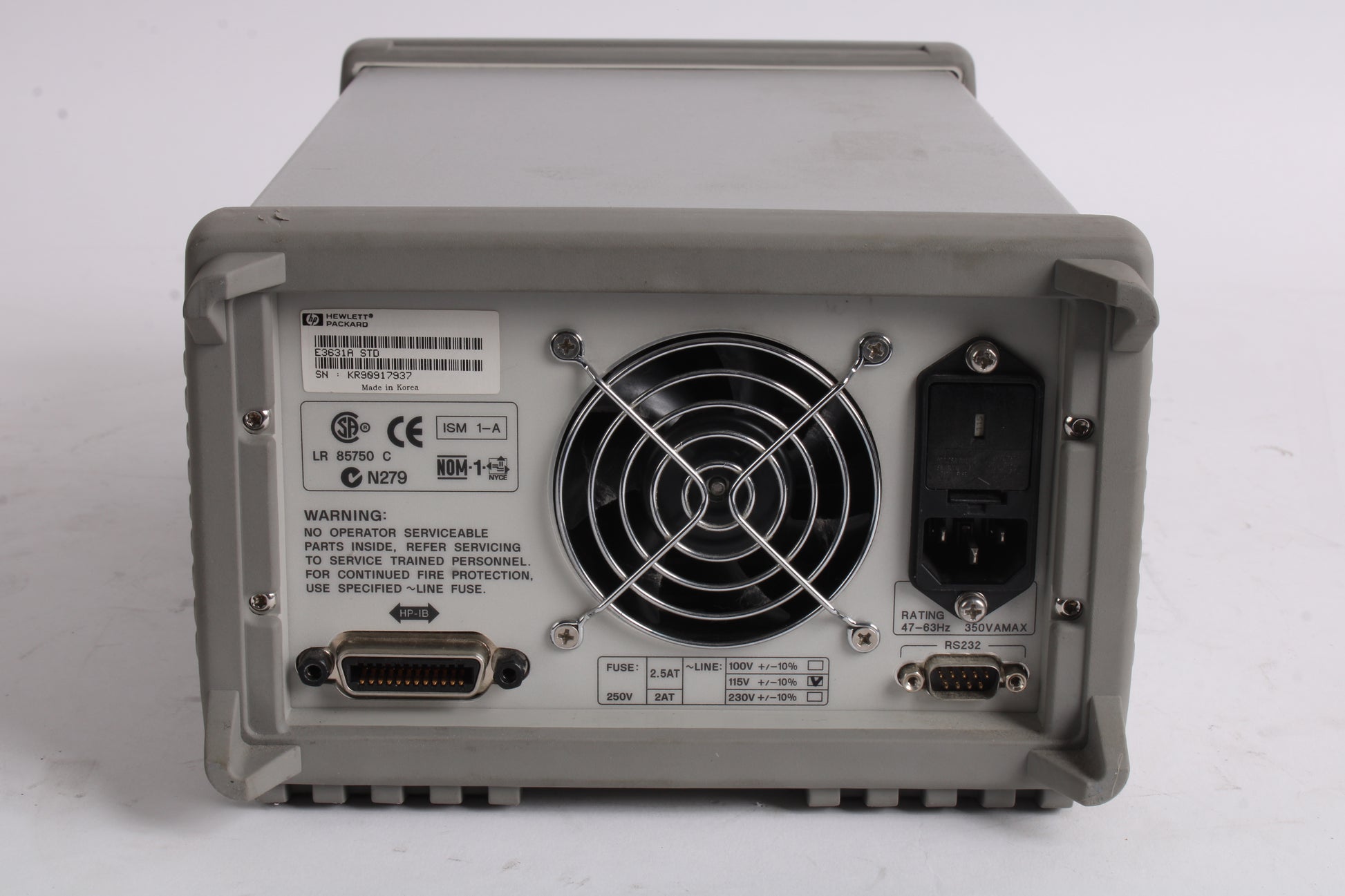 HP / Agilent / Keysight E3631A Triple Output DC Power Supply 80W 6V 5A – NTC Tech