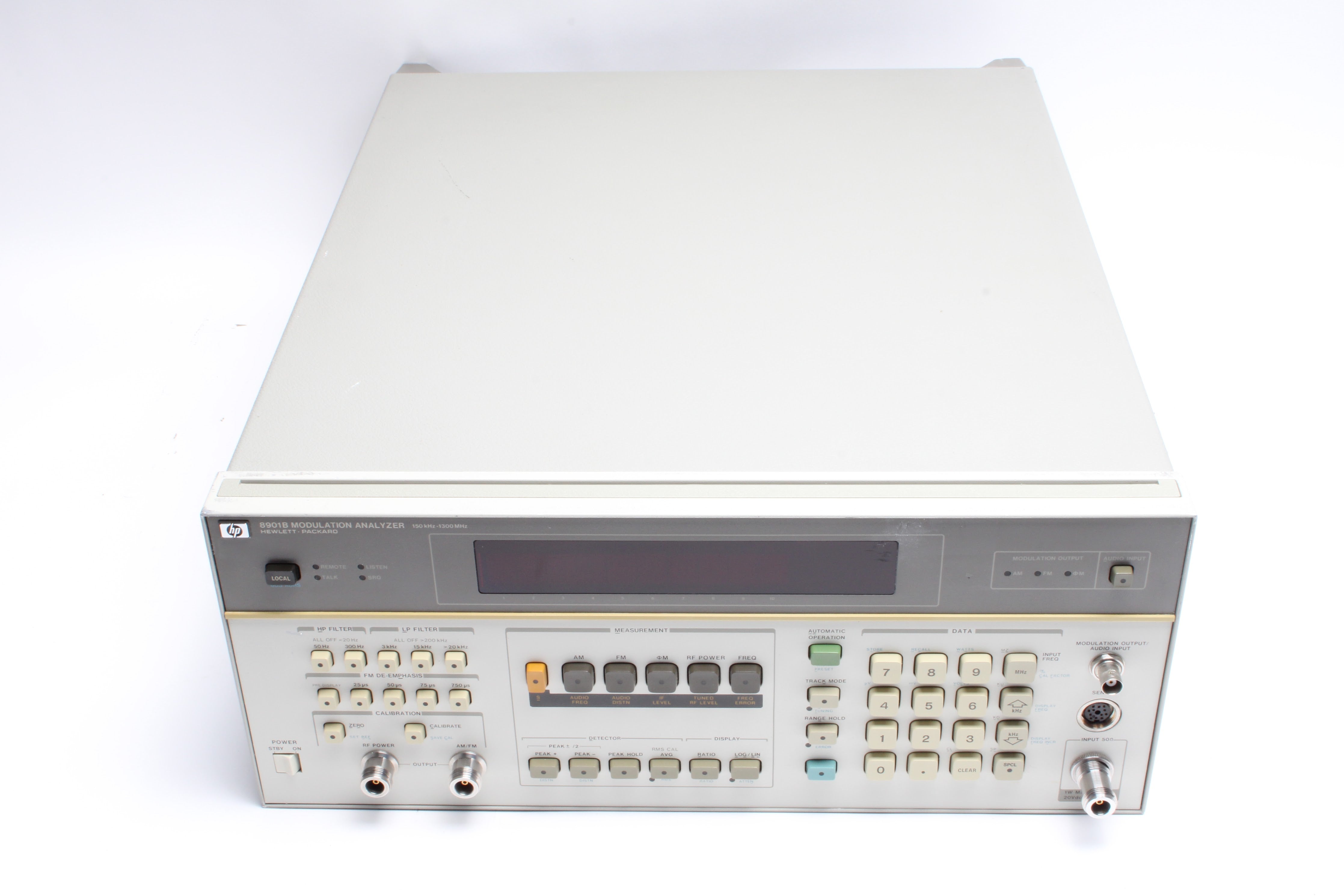 HP 8901B Modulation Analyzer 150kHz - 1300MHz - No Options – NTC Tech
