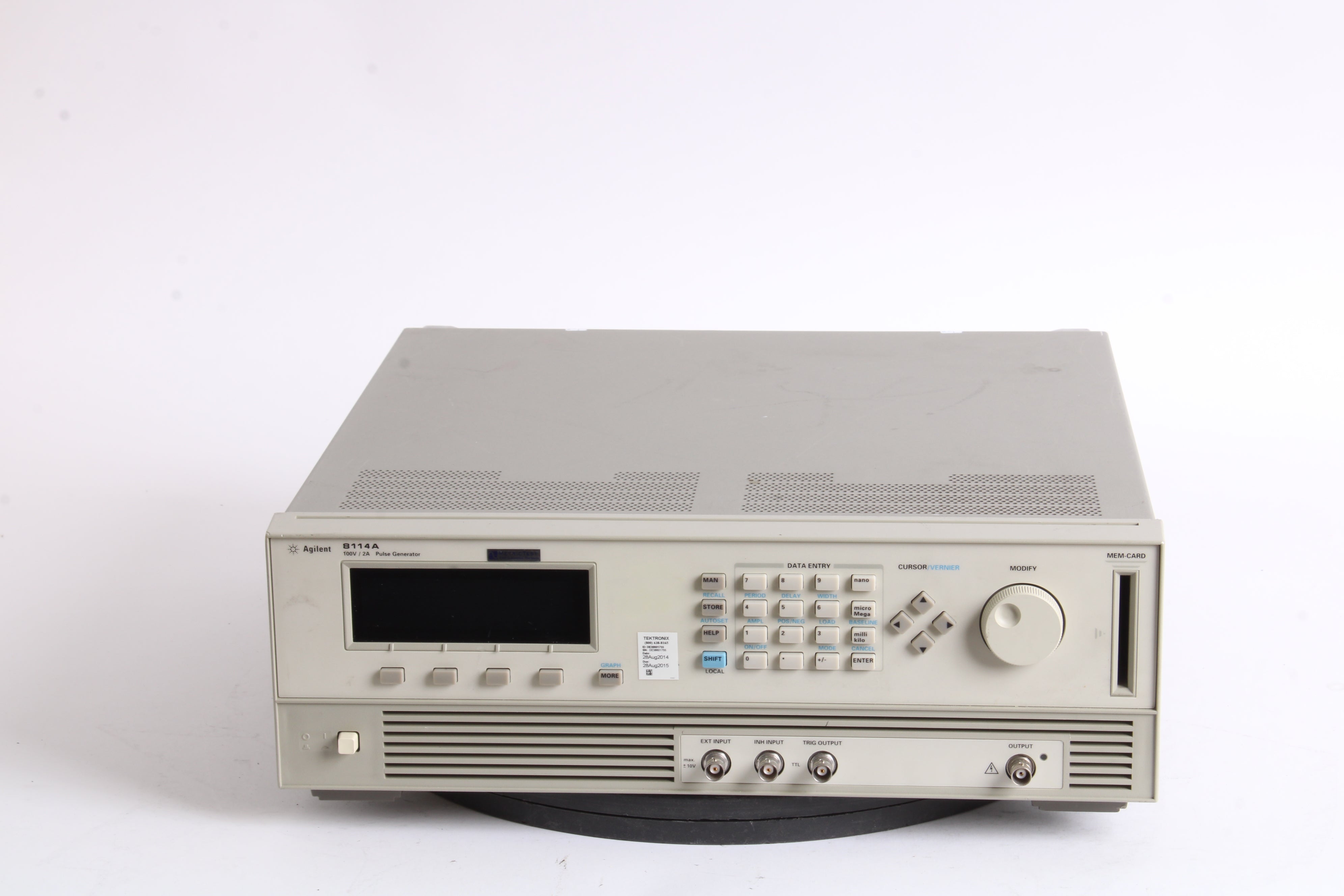 HP / Keysight technologies / Agilent 8114A 100V / 2A Pulse Generator ...