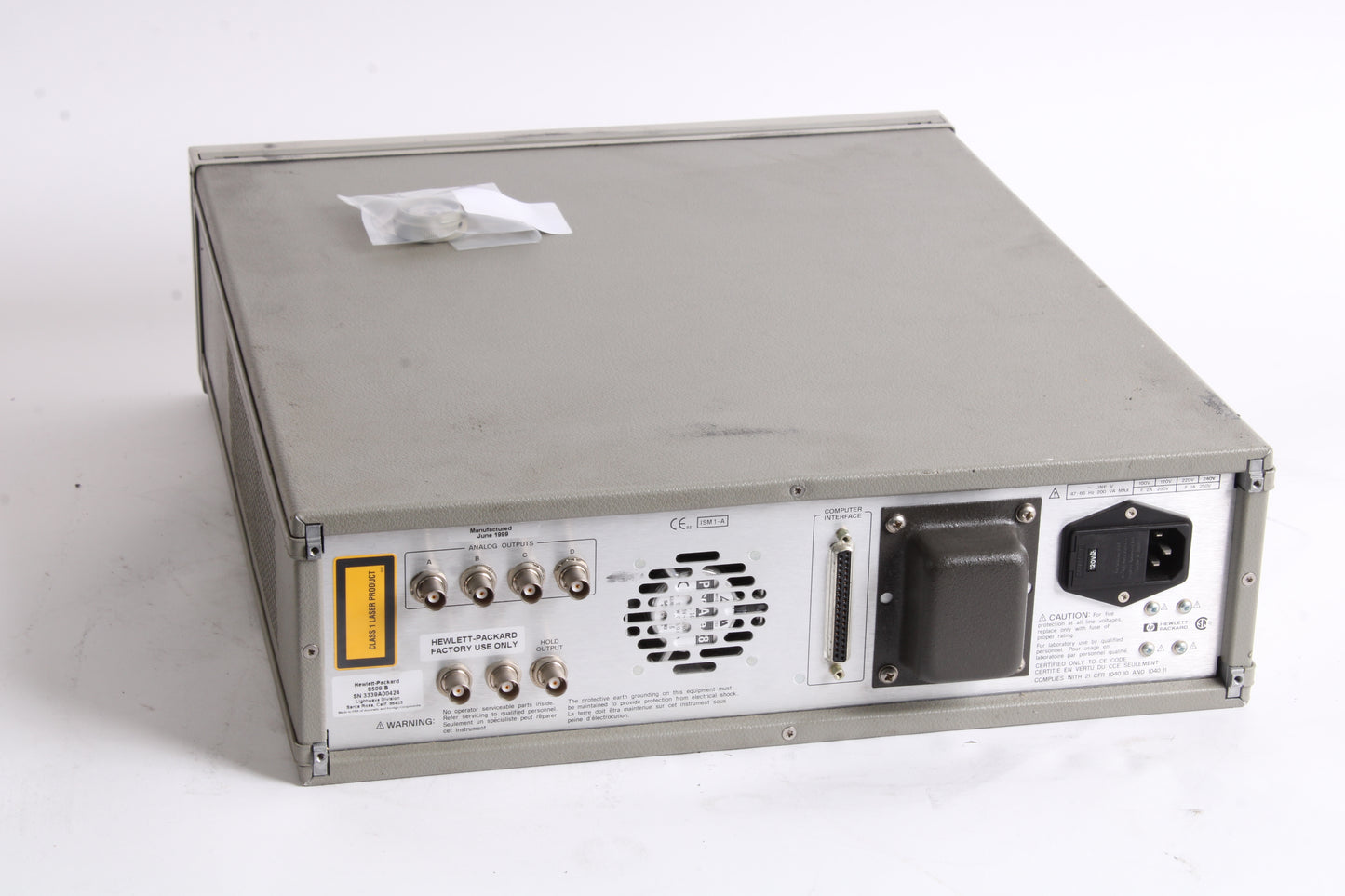 HP Keysight Agilent 8509B Lightwave Polarization Analyzer - No Options – NTC Tech