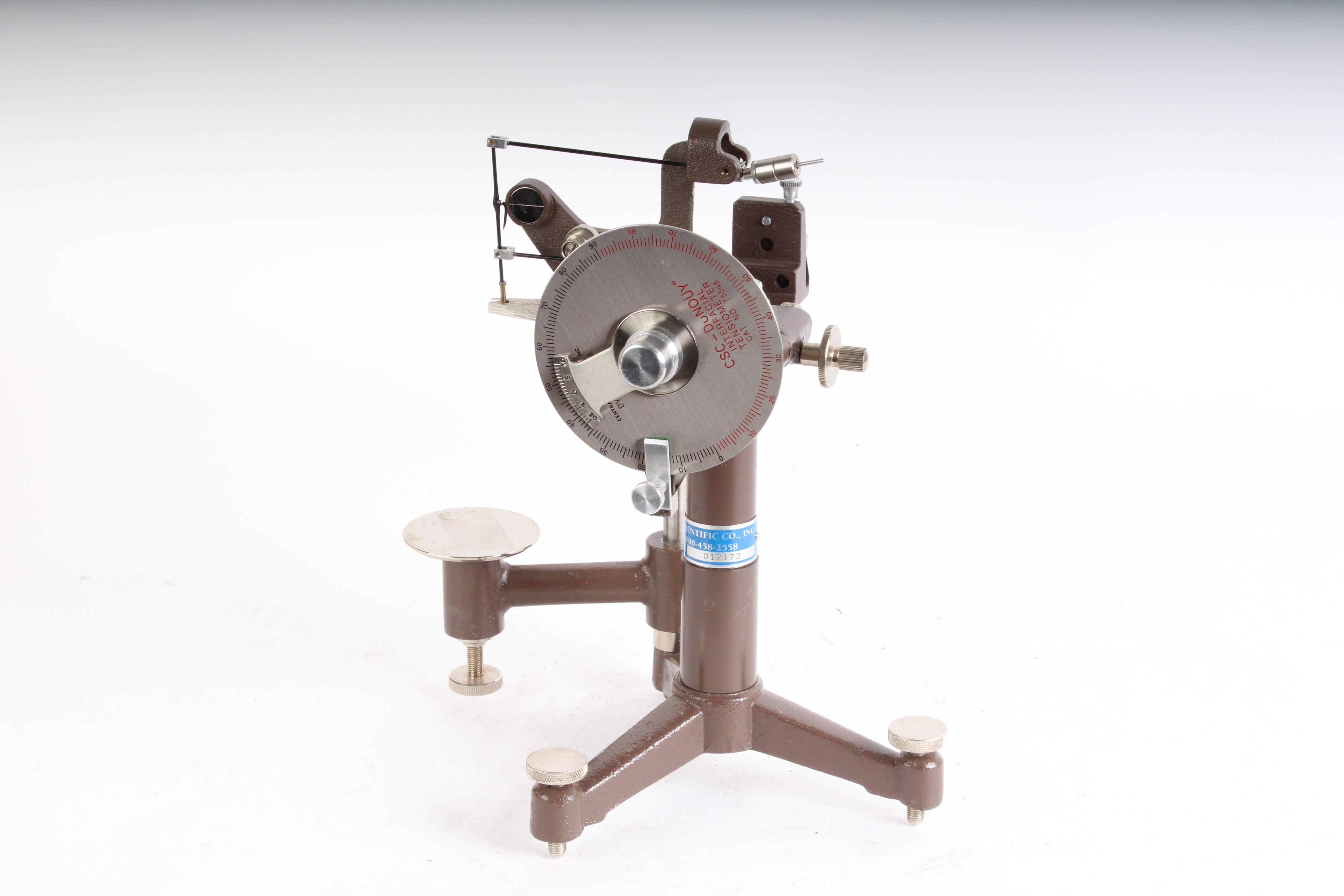 Central Scientific CO. 70545 DuNOUY Interfacial Tensiometer Dynes - No ...