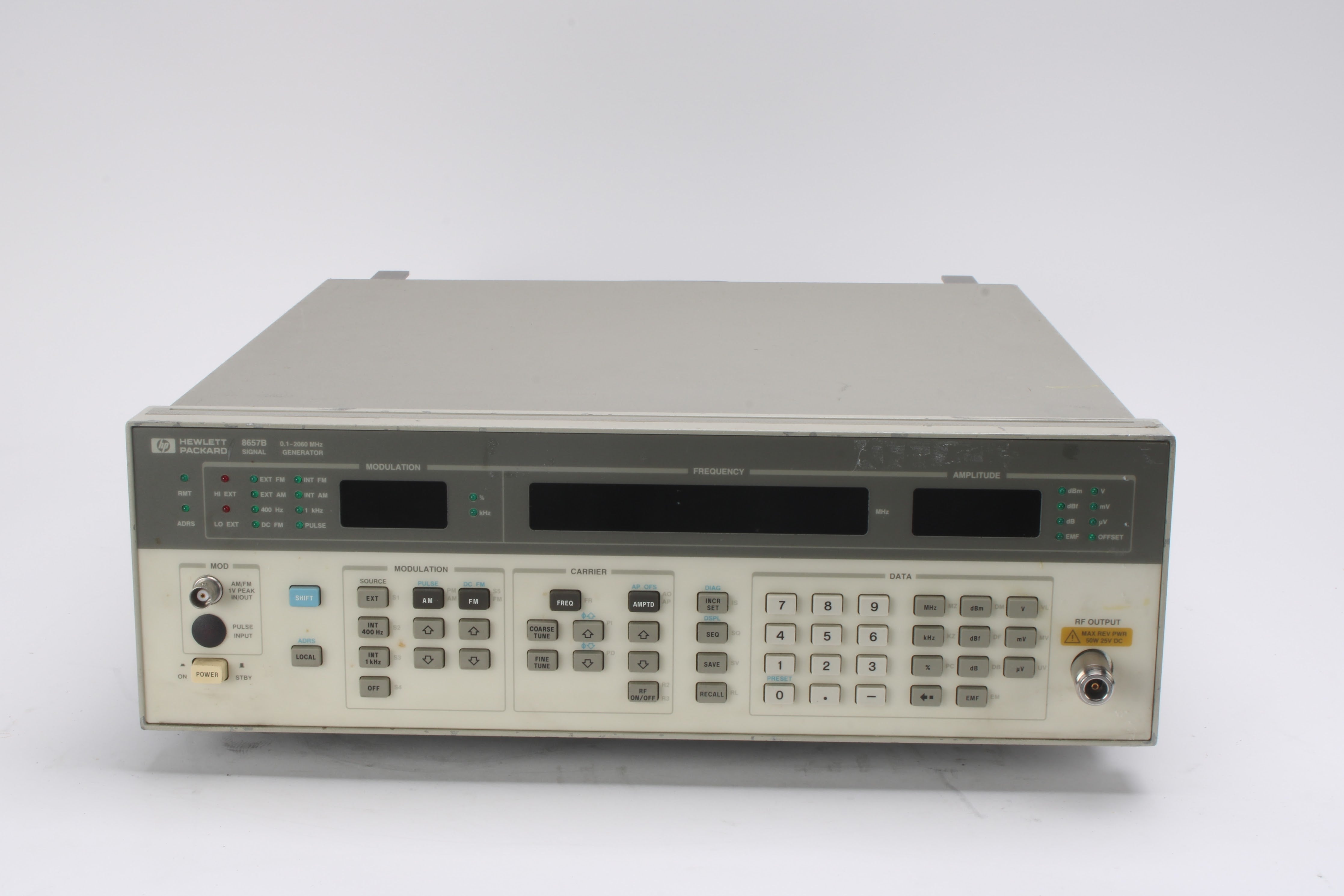 Hewlett Packard HP 8657B RF Signal Generator 0.1-2060MHz - AS IS – NTC Tech