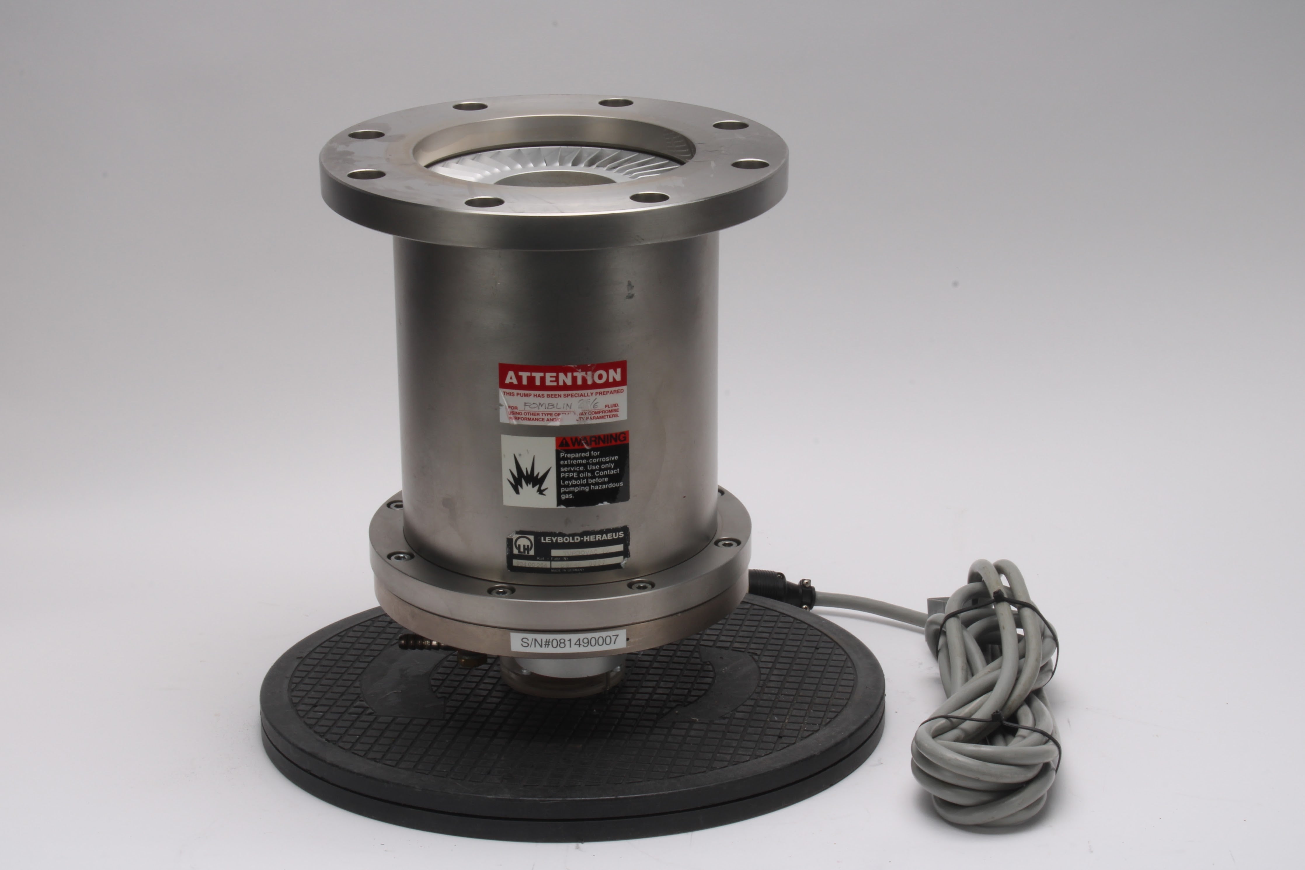 Leybold-Heraeus Turbovac 450 Vacuum Pump – NTC Tech