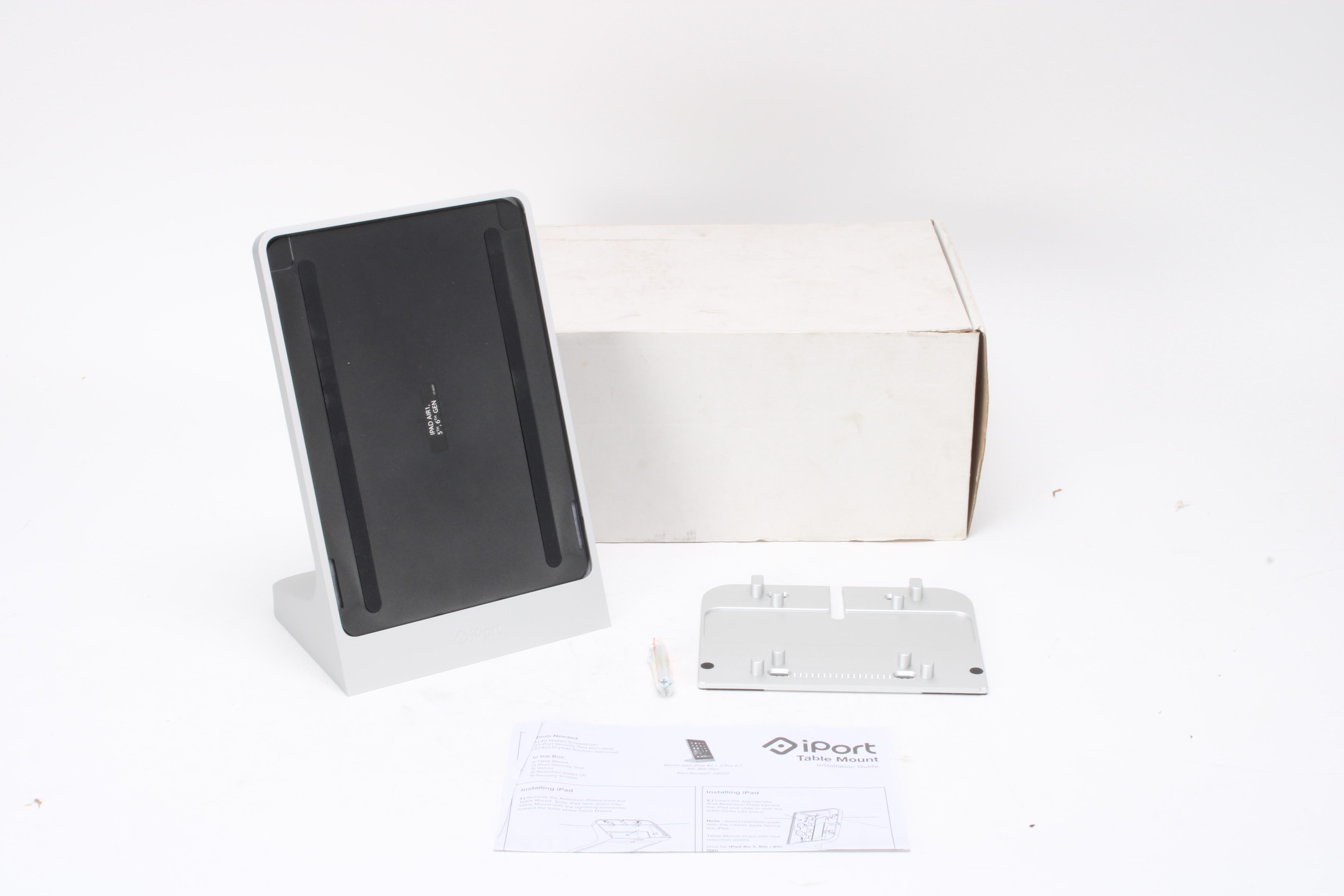 iPort 72007 Table Mount for iPad 1,2 / Pro 9.7 5th/6th Gen Silver With ...