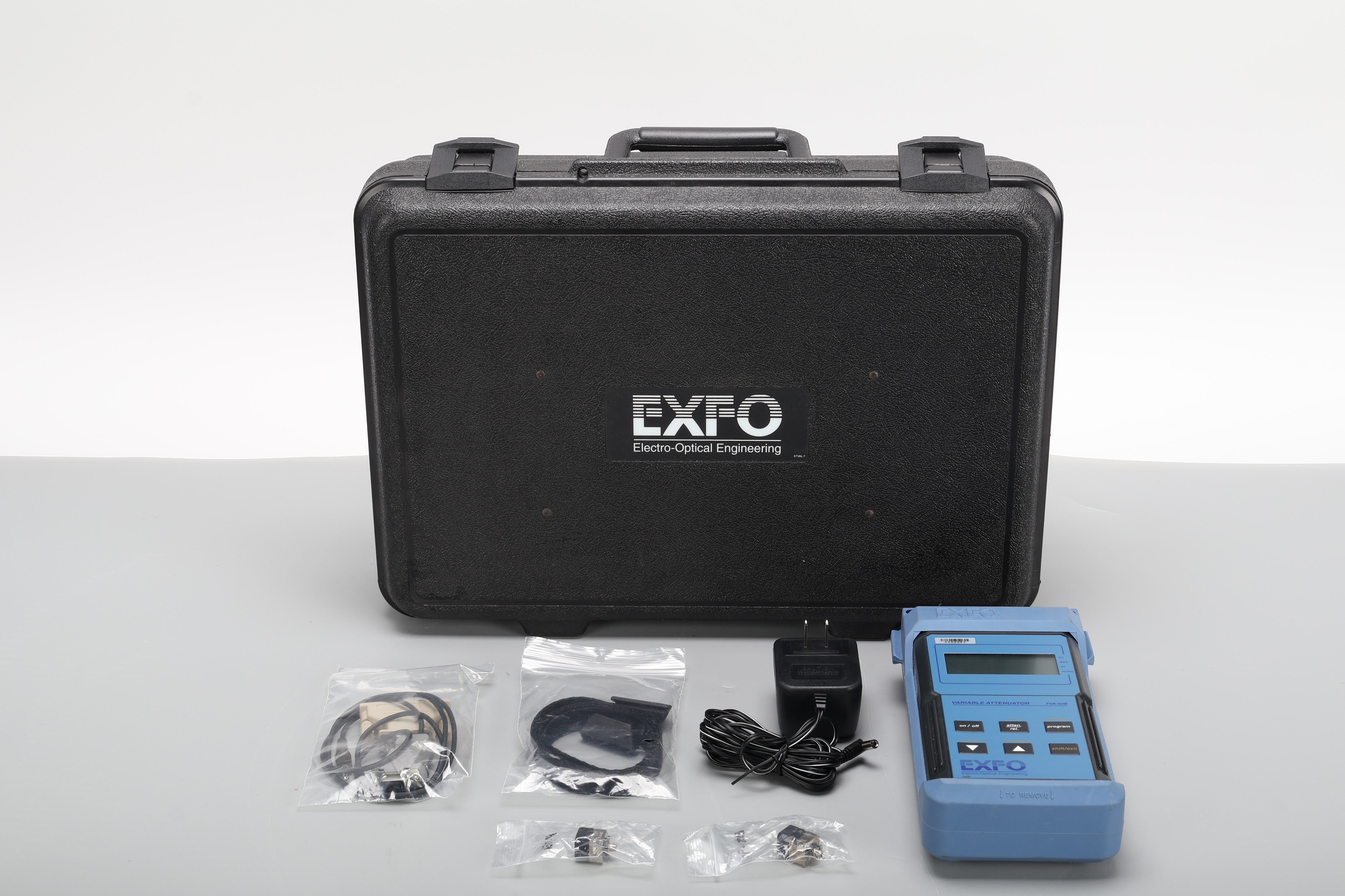 Exfo FVA-60B-BEI Portable Variable Attenuator 9/125 um Singlemode W/ A – NTC Tech
