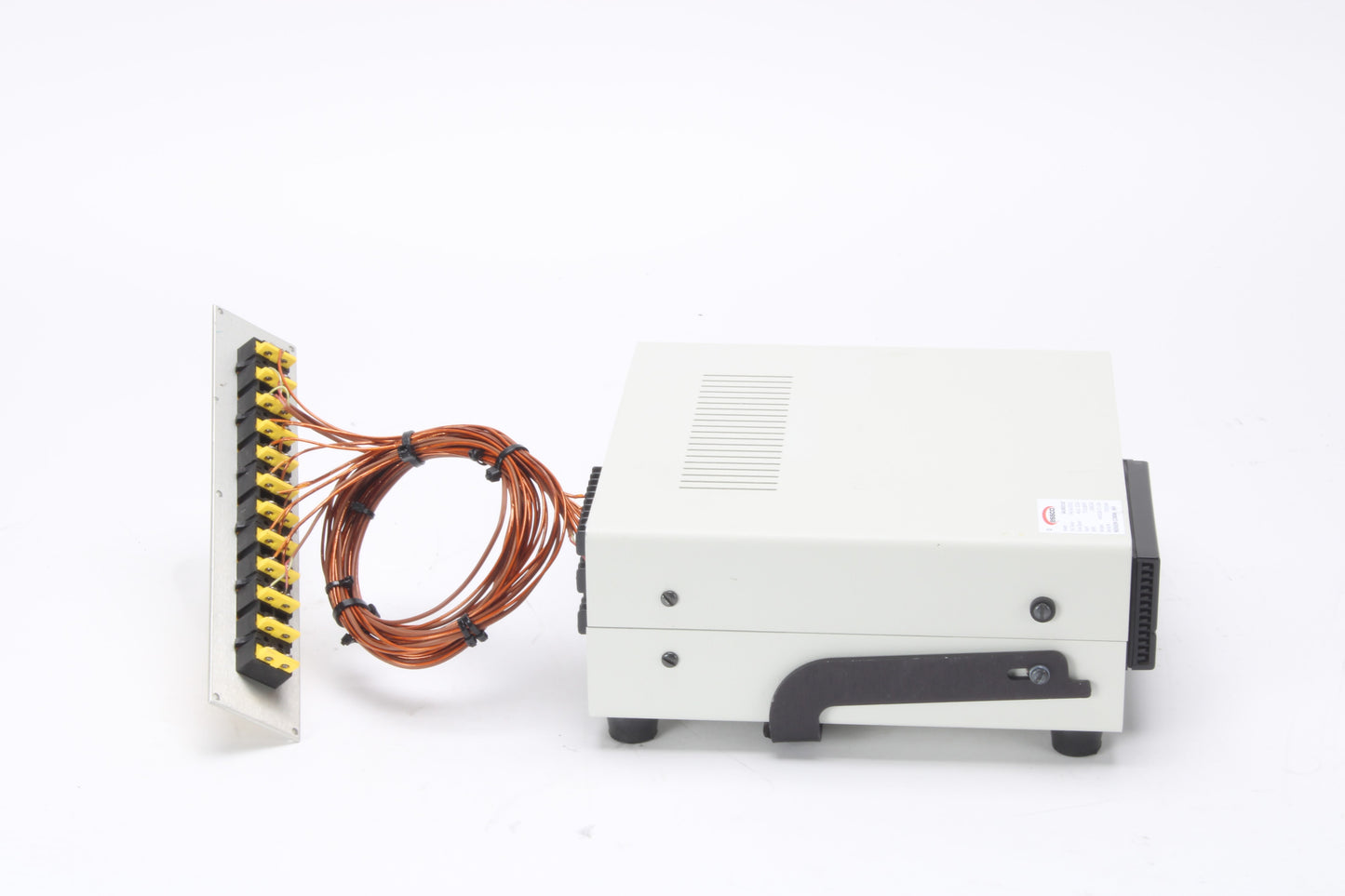 Omega MDSSi8 Benchtop Temperature Indicator With 12-Port K-Type Panel ...
