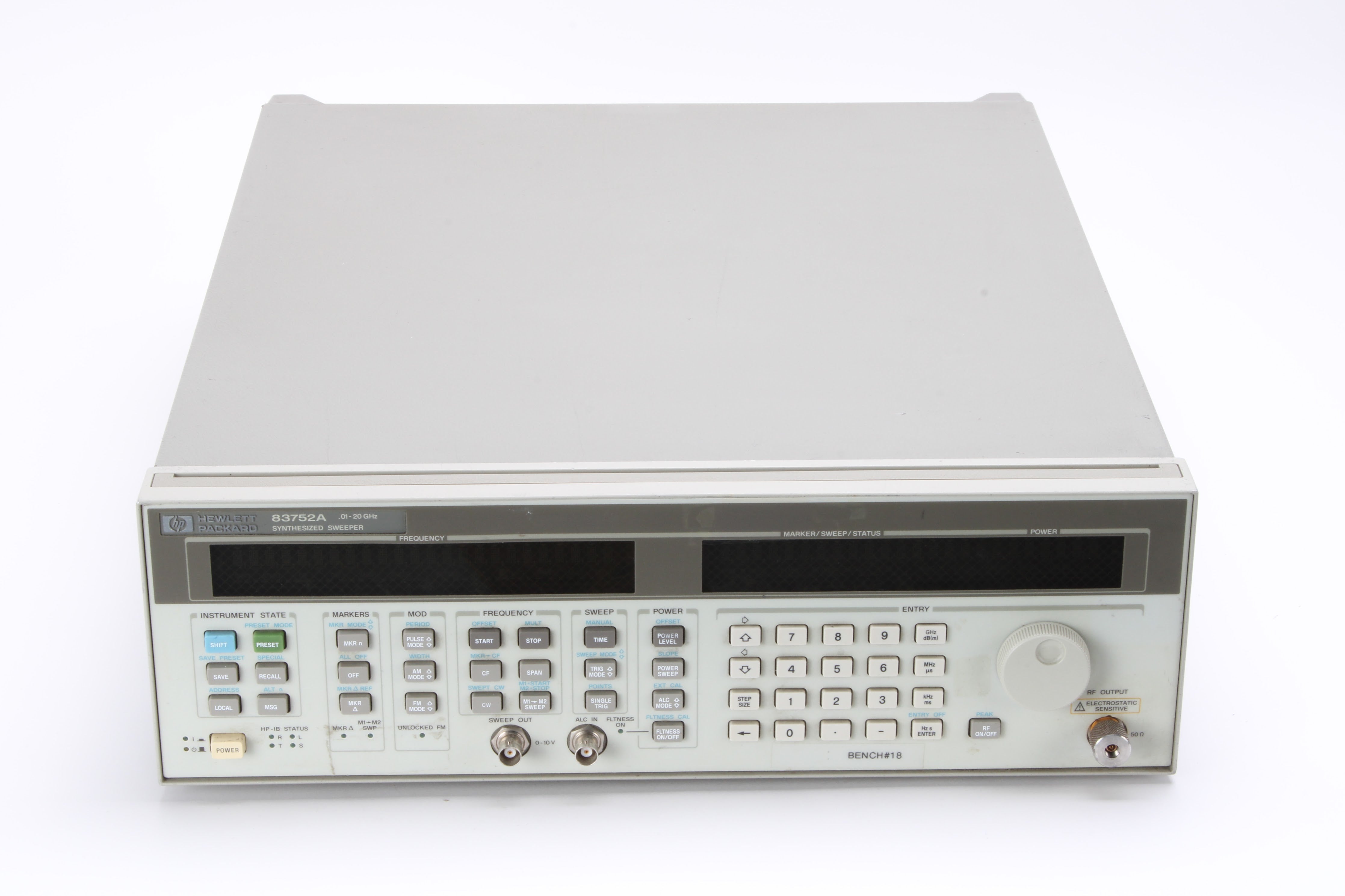Agilent 83752A 0.01 - 20 GHz Synthesized Sweeper - No Options – NTC Tech