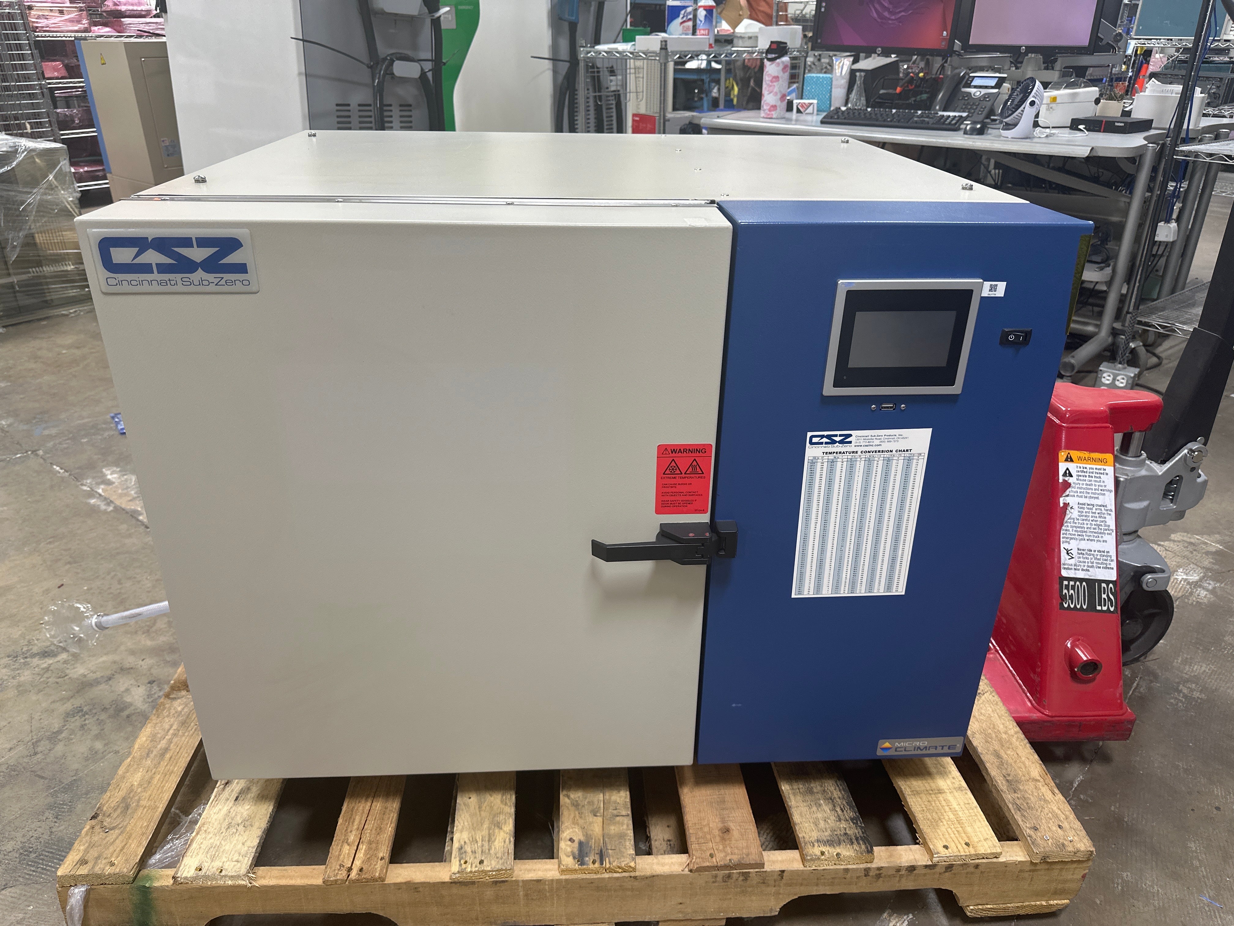 Cincinnati Sub-Zero MCBS-1.2-.33-.33-H/AC Temperature Chamber CSZ - AS ...