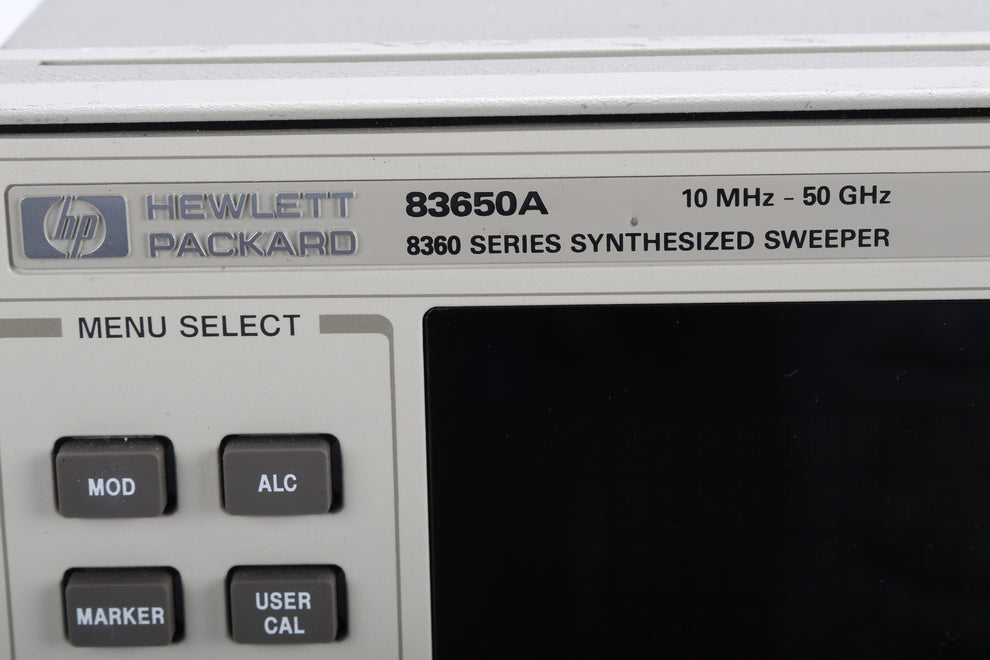 HP 83650A Synthesized Signal Generator, 10MHz to 50GHz With Options 00 ...