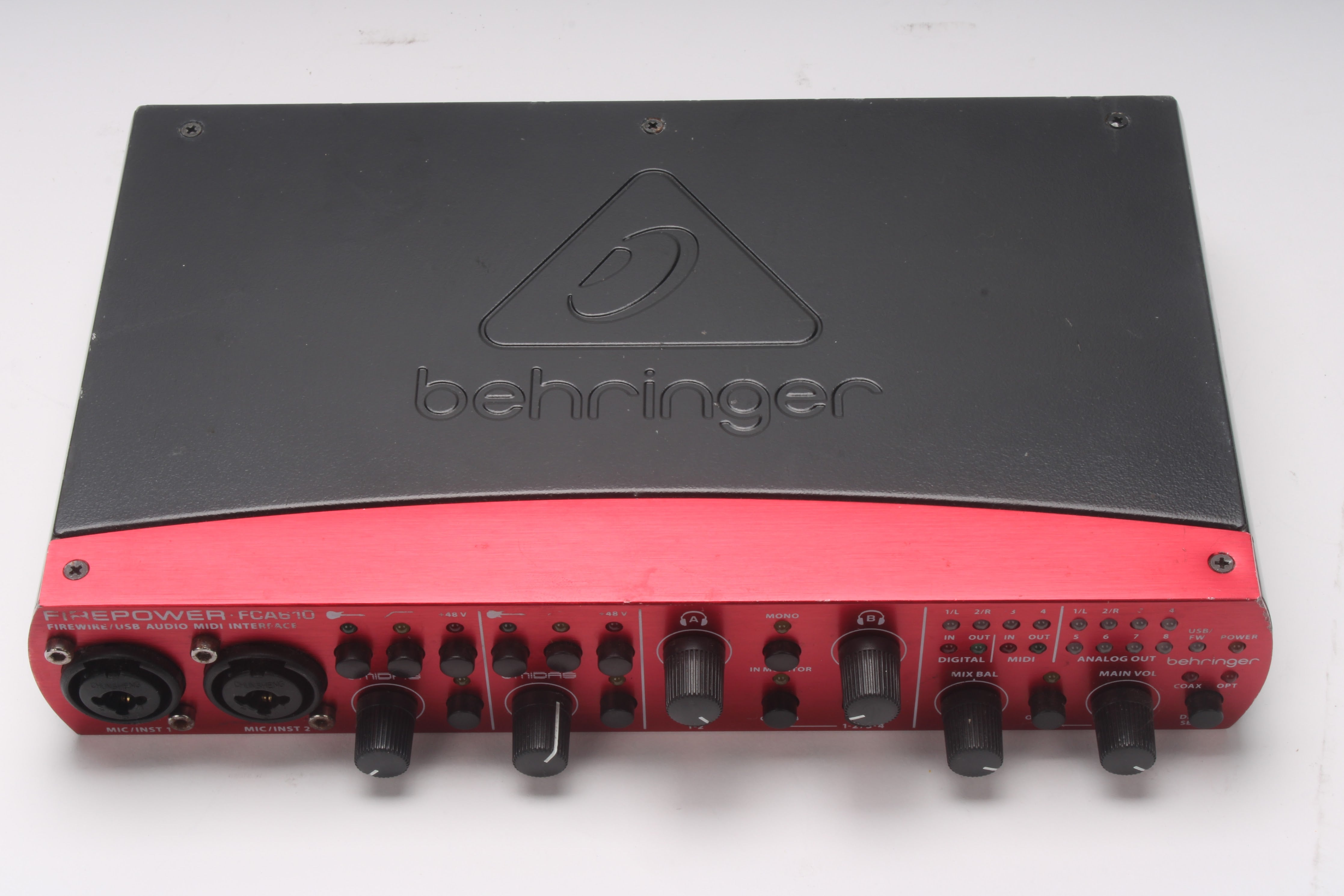 Behringer FCA610 Firepower Firewire / USB Audio MIDI Interface - No Po ...