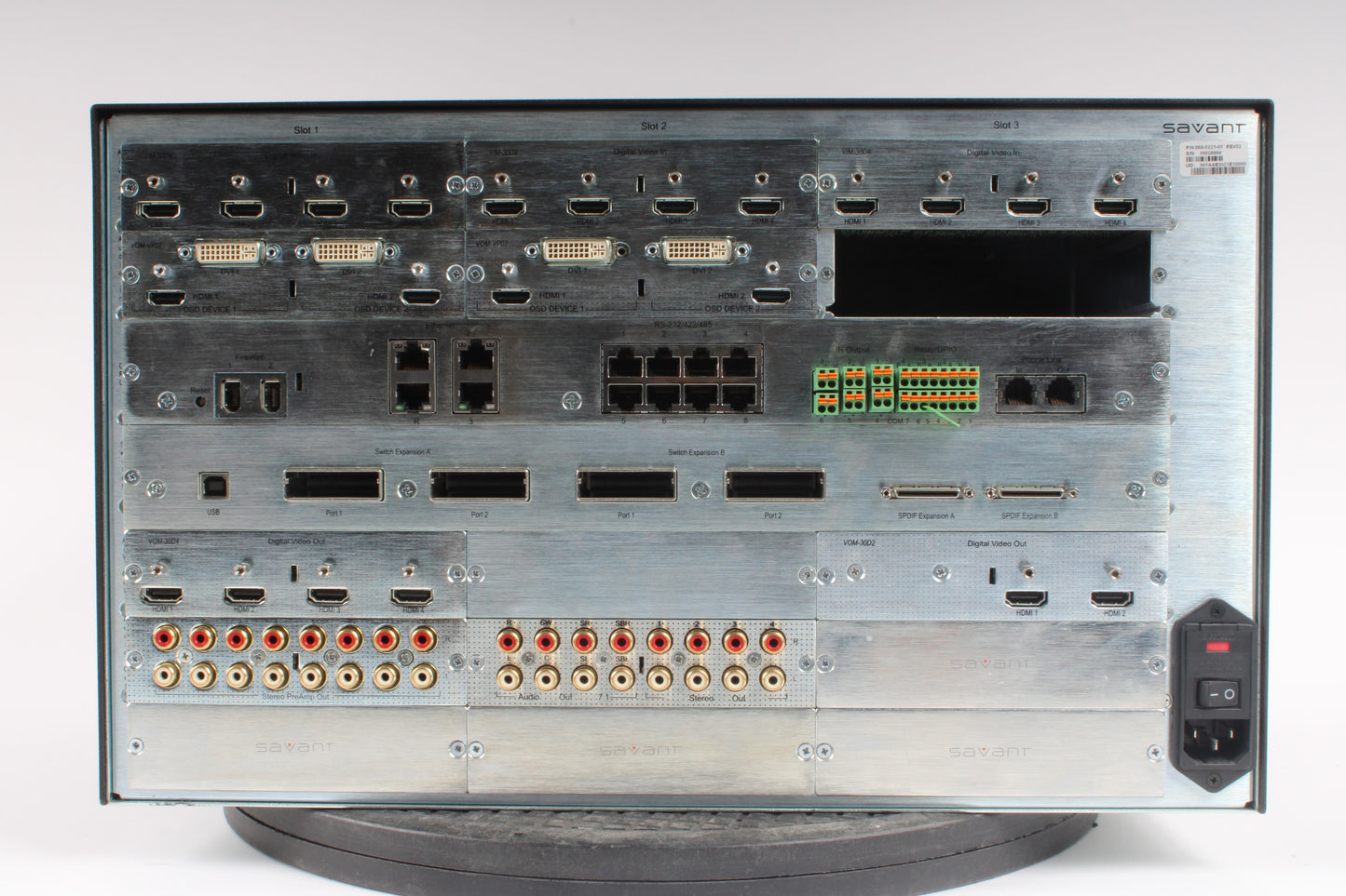 Savant MSC-1200 Rosie AV Controller With 9x Card Modules – NTC Tech