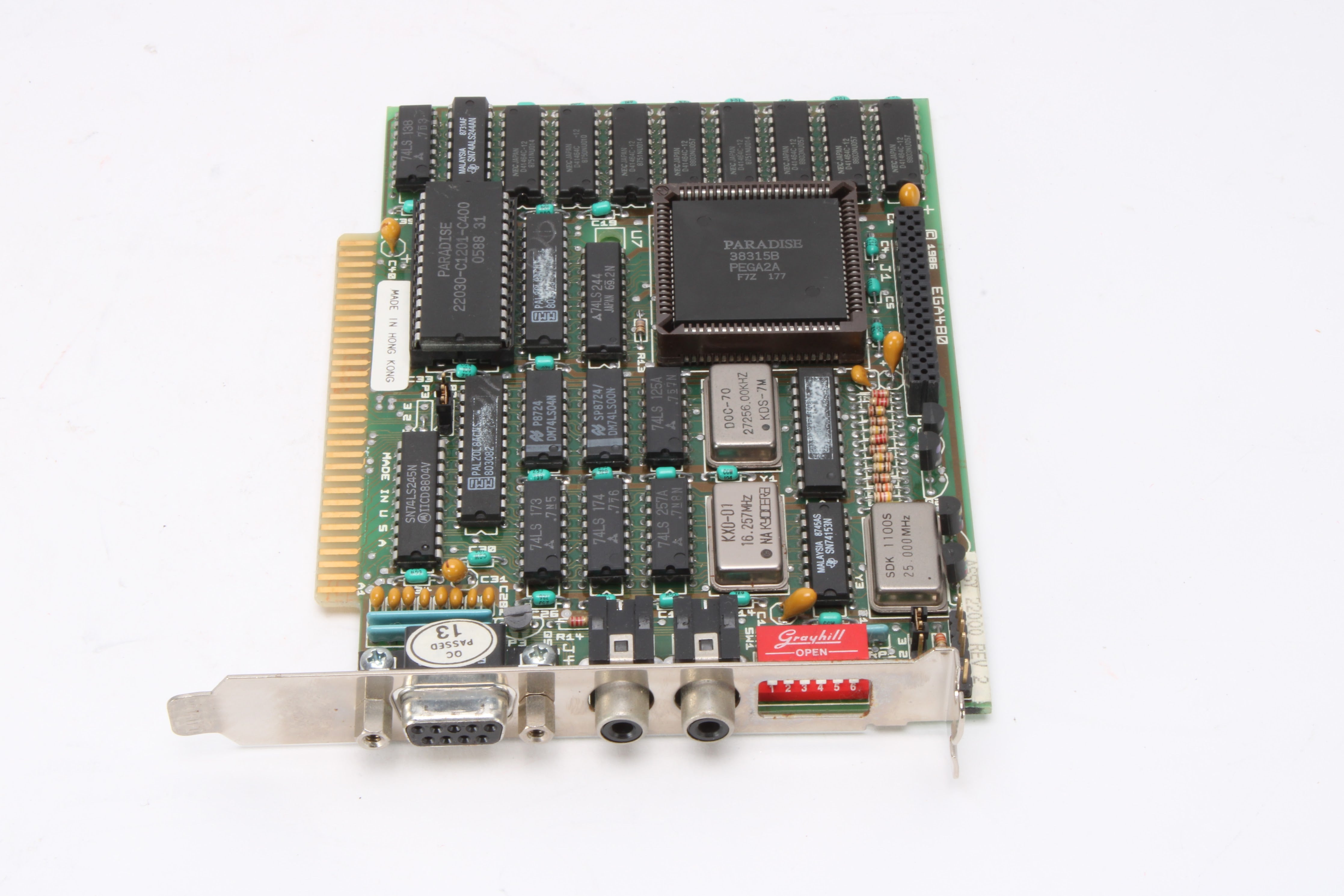 Western Digital Paradise Autoswitch EGA480 Graphics Card – NTC Tech