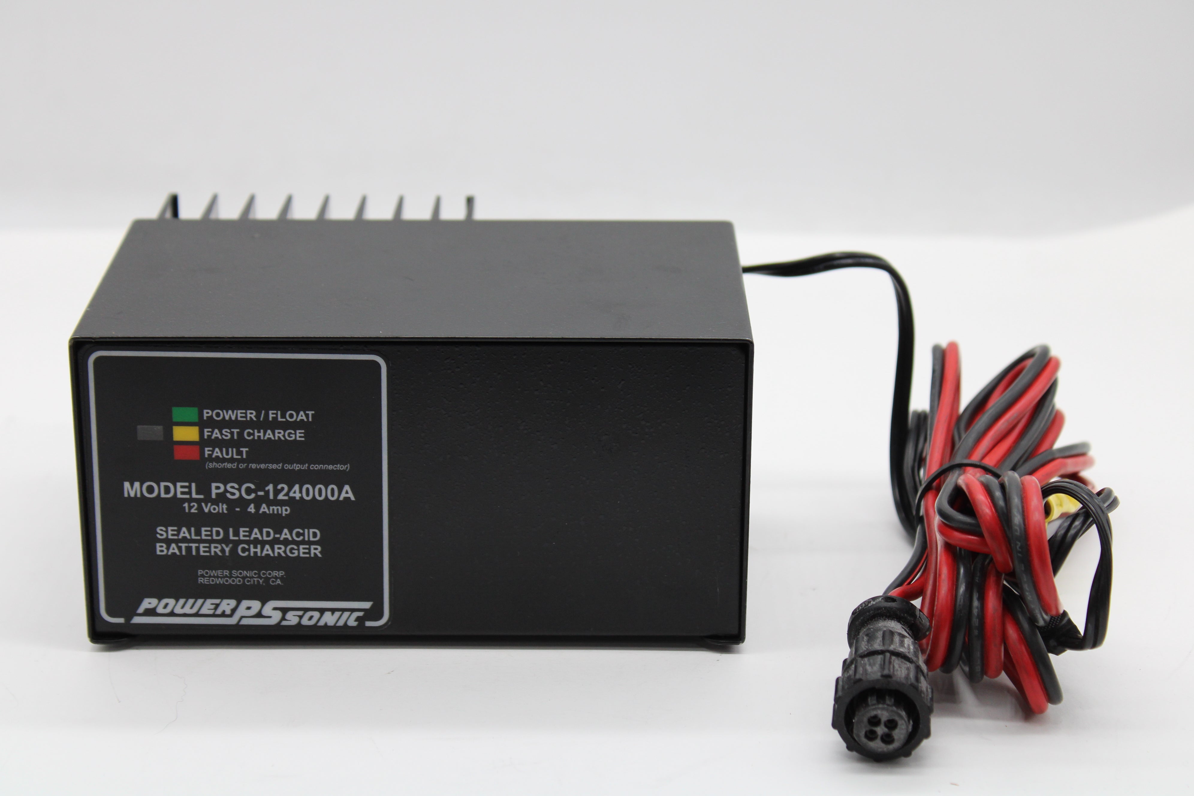 Power P Sonic PSC-124000A Sealed Lead-Acid Battery Charger 12V-4 Amp 1 ...