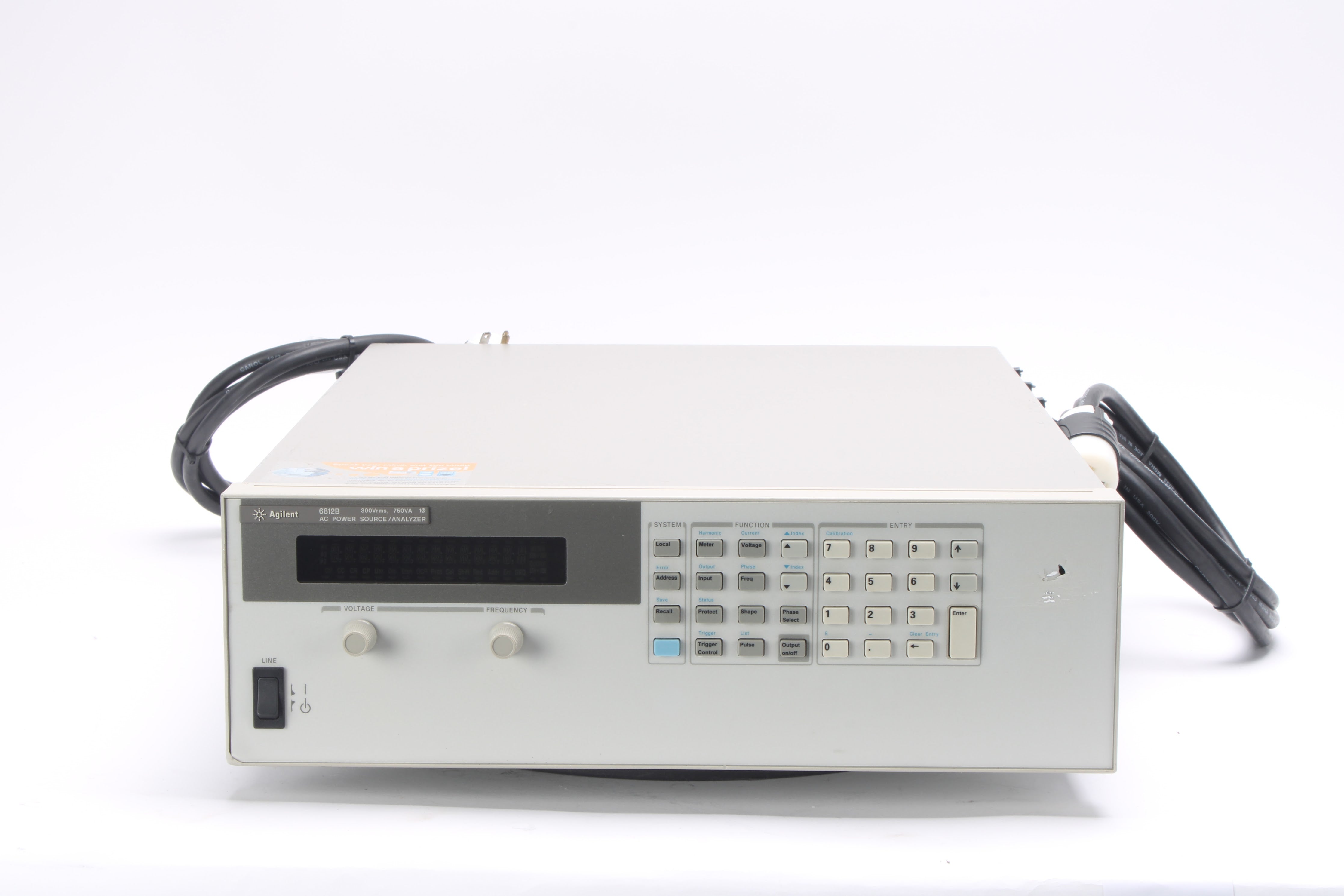 Agilent 6812B AC Power Source/Analyzer 300V 750A - AS IS – NTC Tech