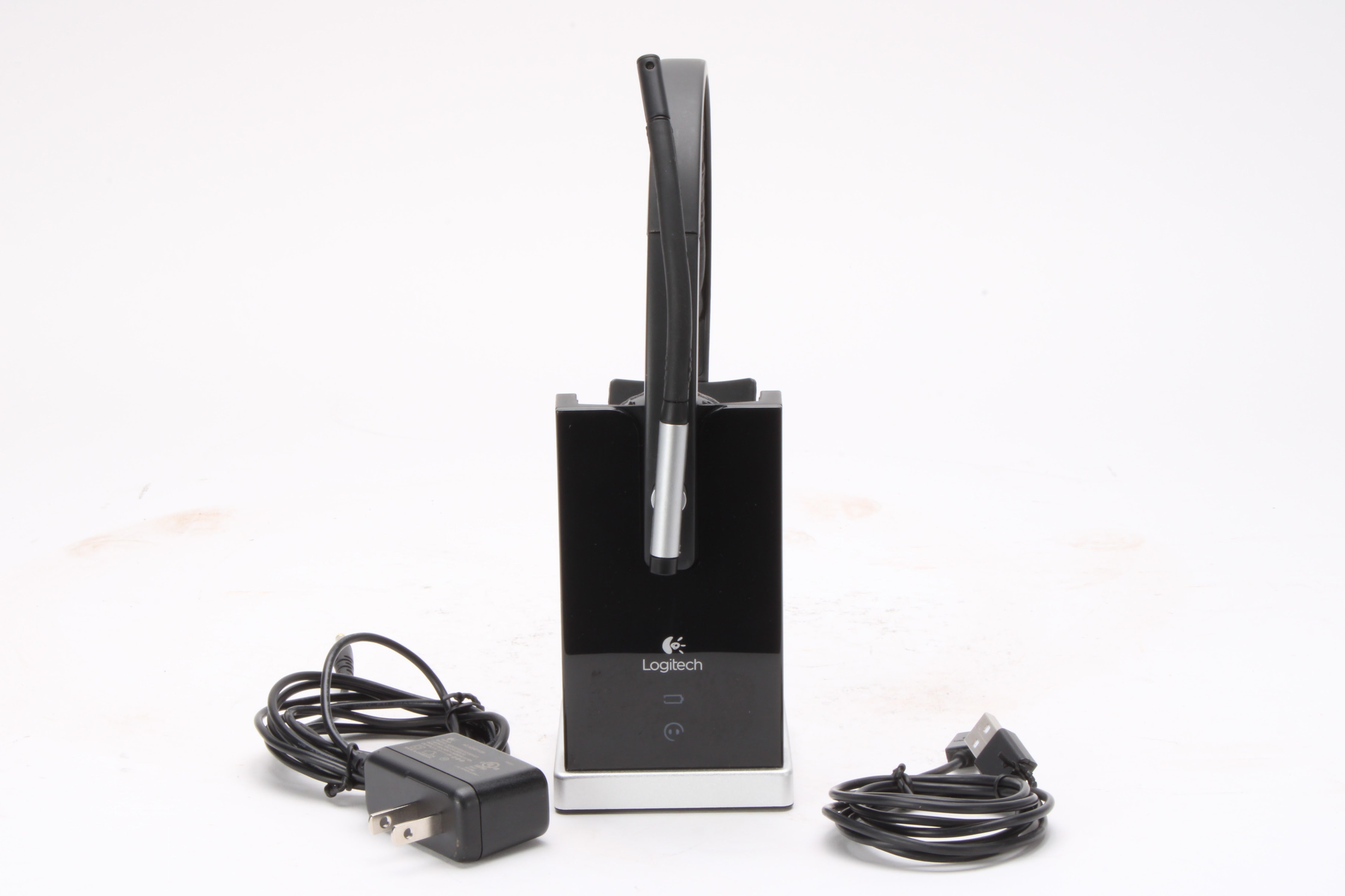 Logitech H820e Mono Wireless Headset With Power Supply and USB Cable ...