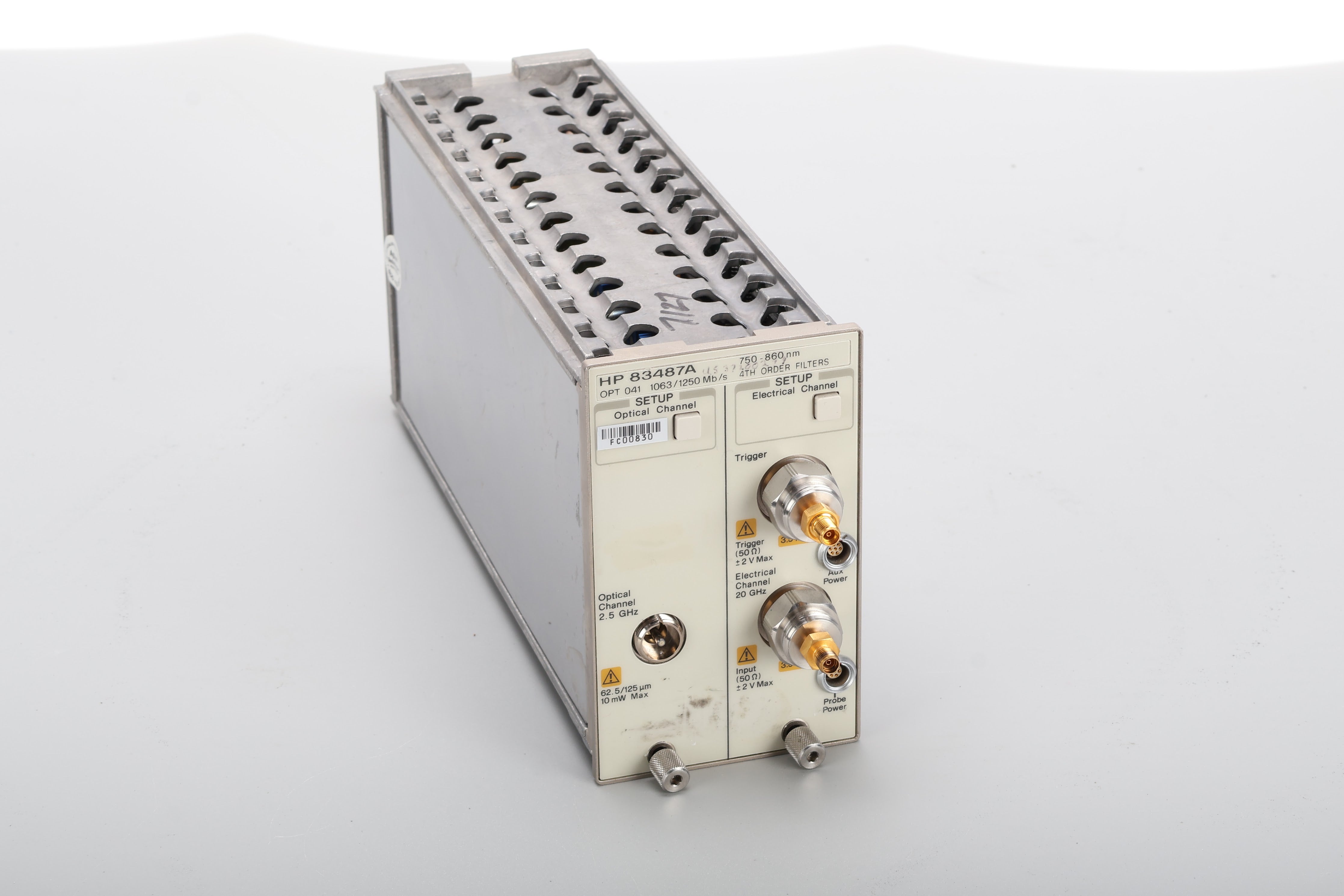 HP 83487A Optical / Electrical Plug In Module With Option 041 – NTC Tech