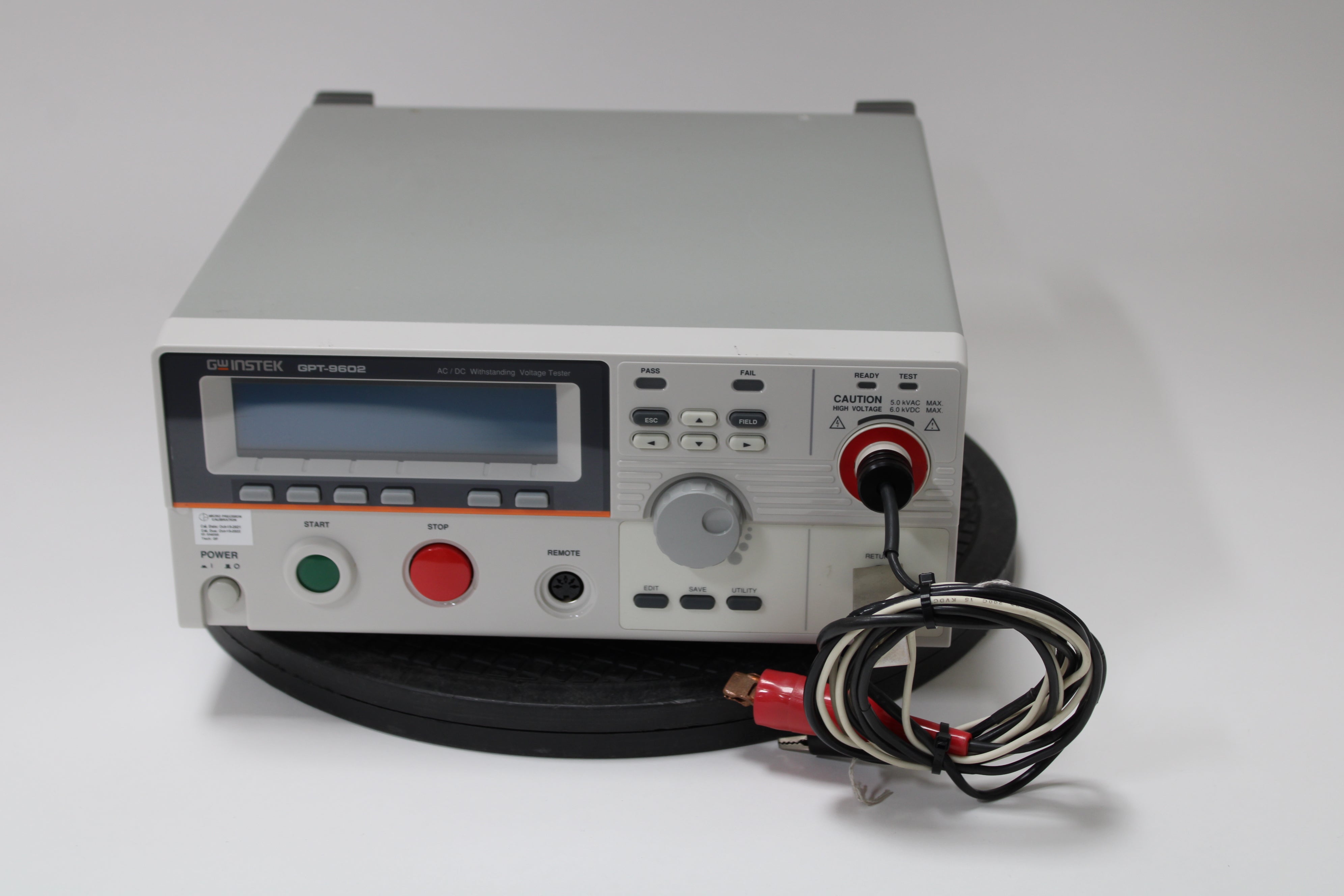 GW Instek GPT-9602 AC / DC Electrical Safety / Withstanding Voltage Te ...