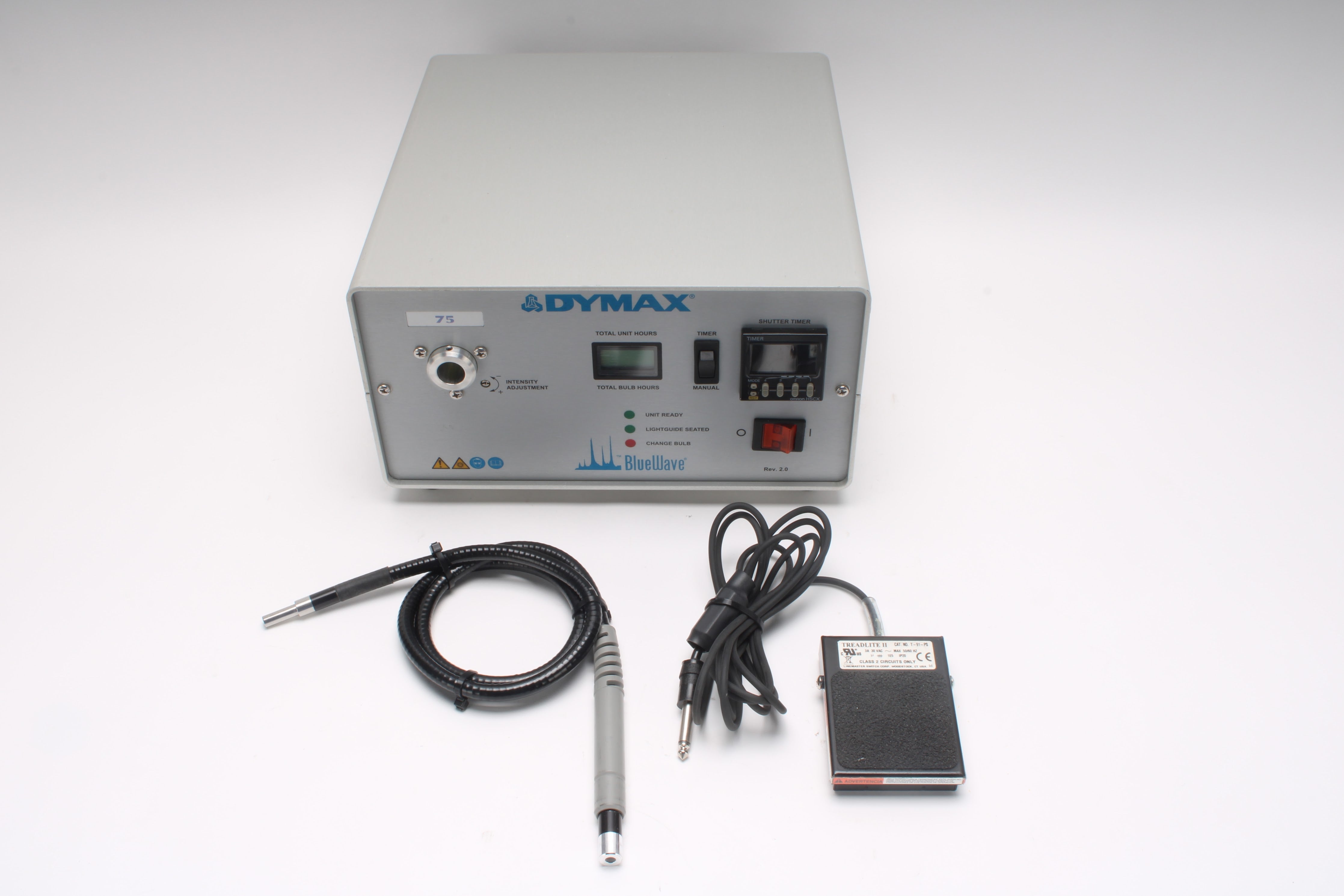 Dymax Blue Wave 75 UV Light Curing System With Foot Pedal & Lightguide – NTC Tech