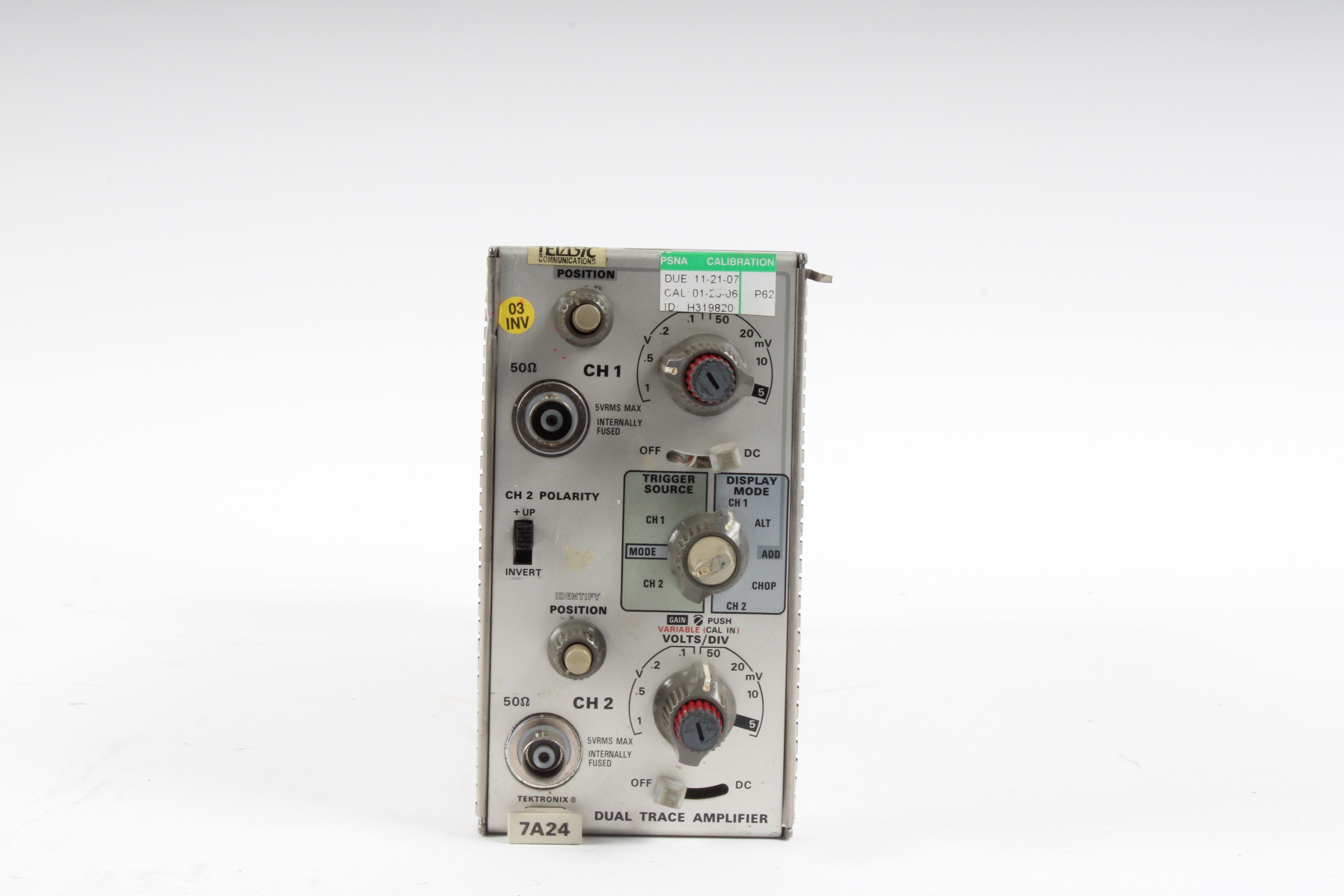 Tektronix 7A24 Dual Trace Amplifier – NTC Tech
