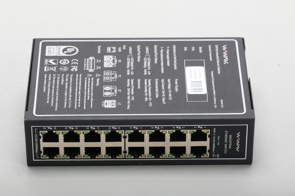 Wiwav WDH-16GT-DC 16-Port Ethernet Switch 0709202671475 – NTC Tech