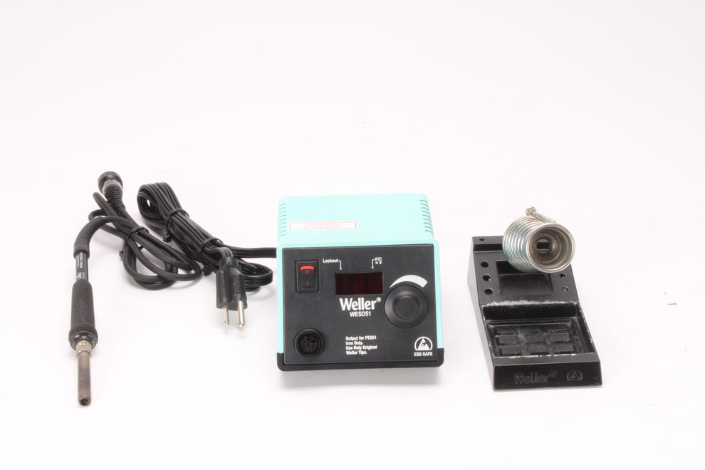 Weller WESD51 Soldering Station With PES51 Soldering Pencil and Stand ...